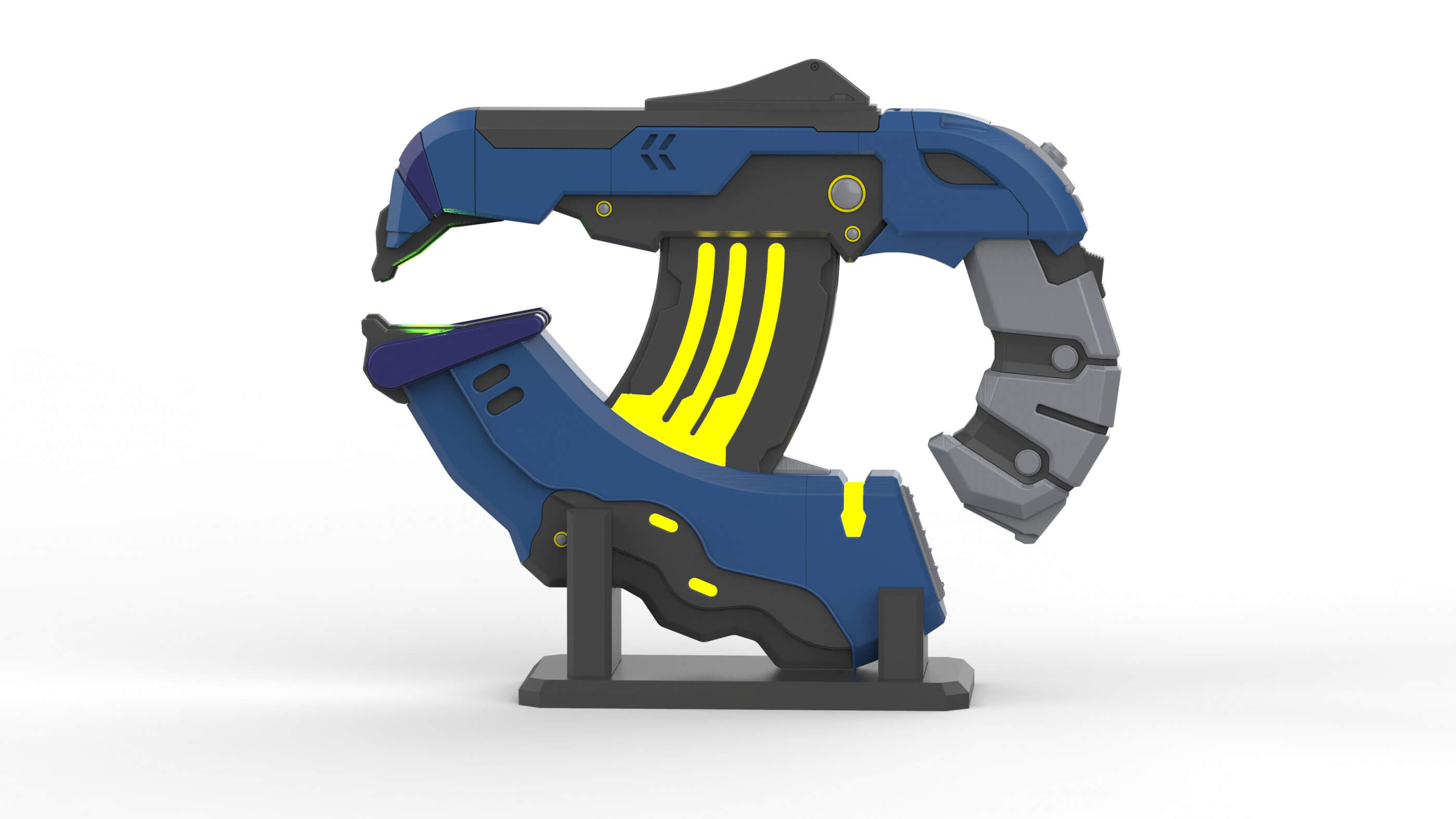 Halo Plasma Pistol H2A - 3D Print Model by MakerLab