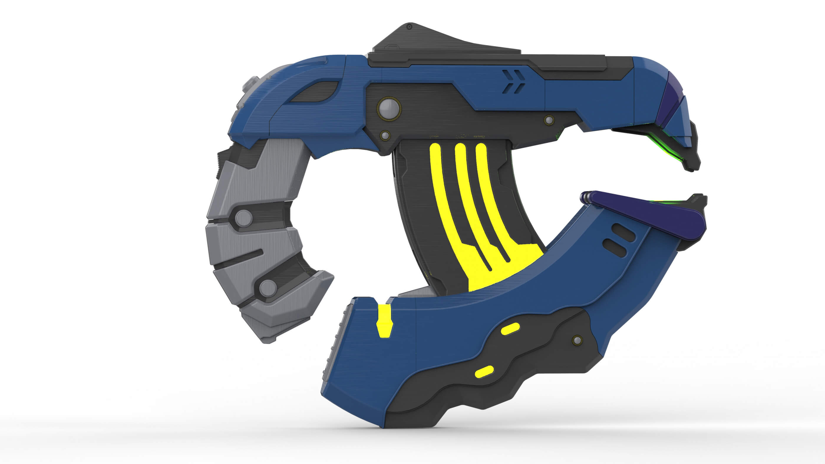 Halo Plasma Pistol H2A - 3D Print Model by MakerLab