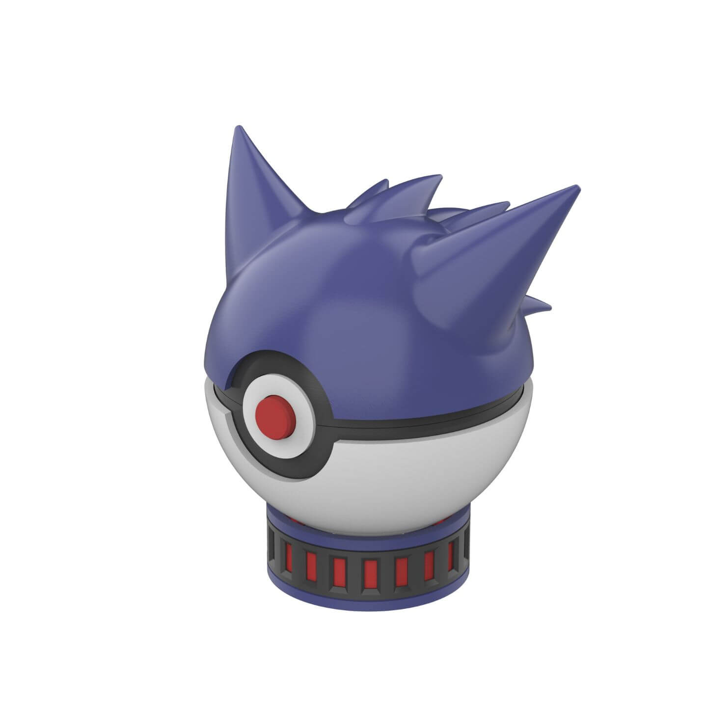 Pokemon Gengar Pokeball STL - 3D Print Model by MakerLab
