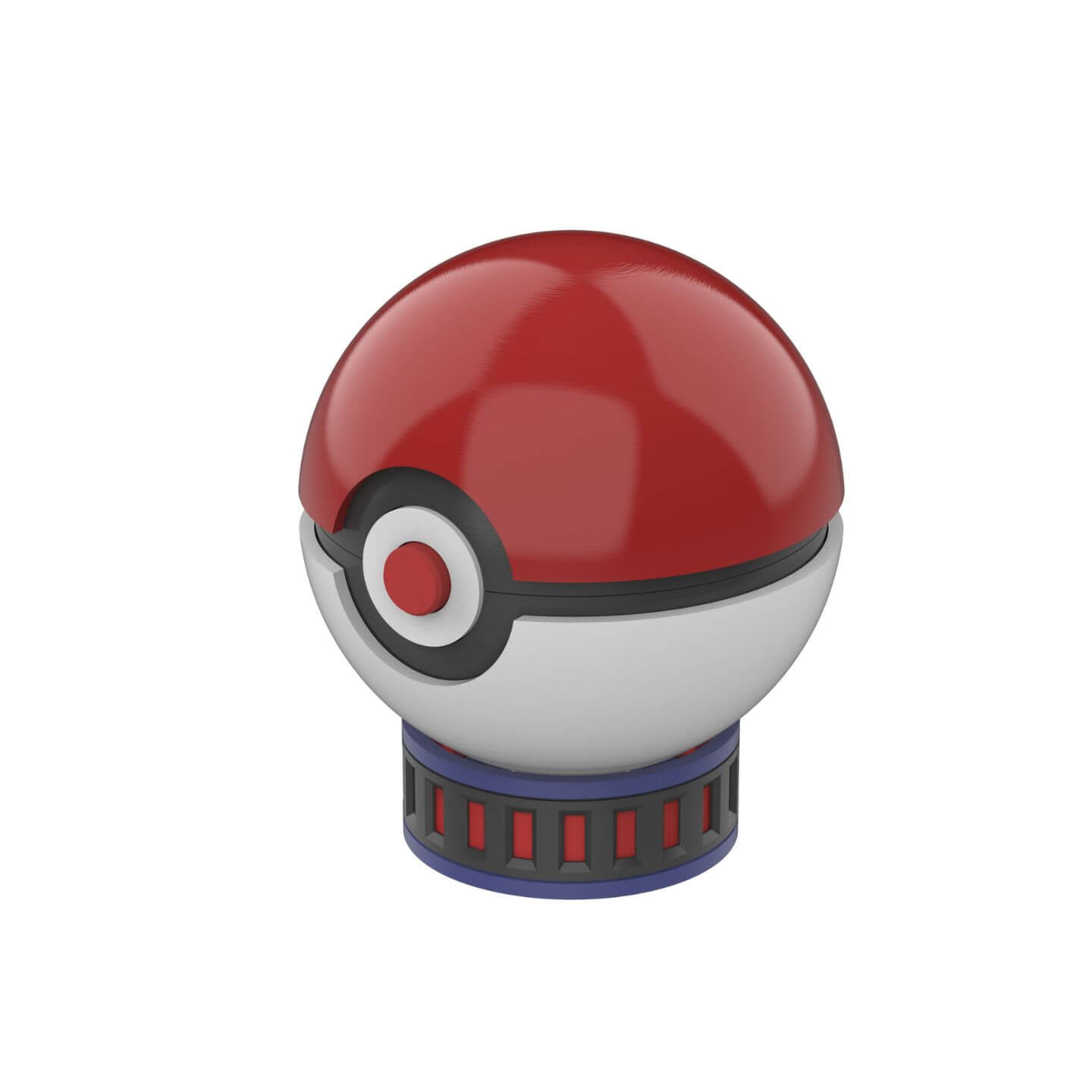 Pokemon Gengar Pokeball Stl - 3D Model by MakerLab