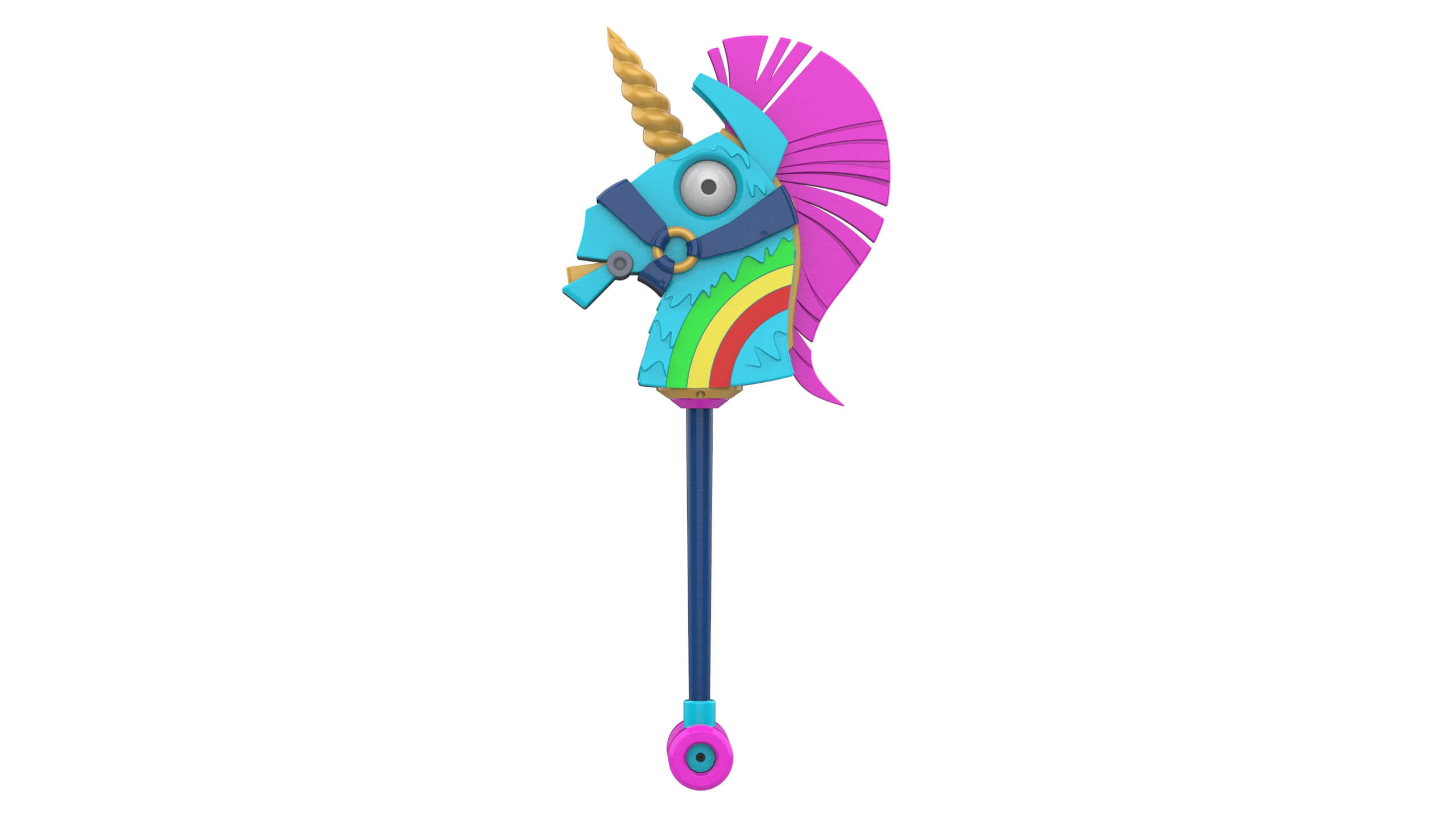 Fortnite Rainbow Smash Unicorn - 3D Model by MakerLab
