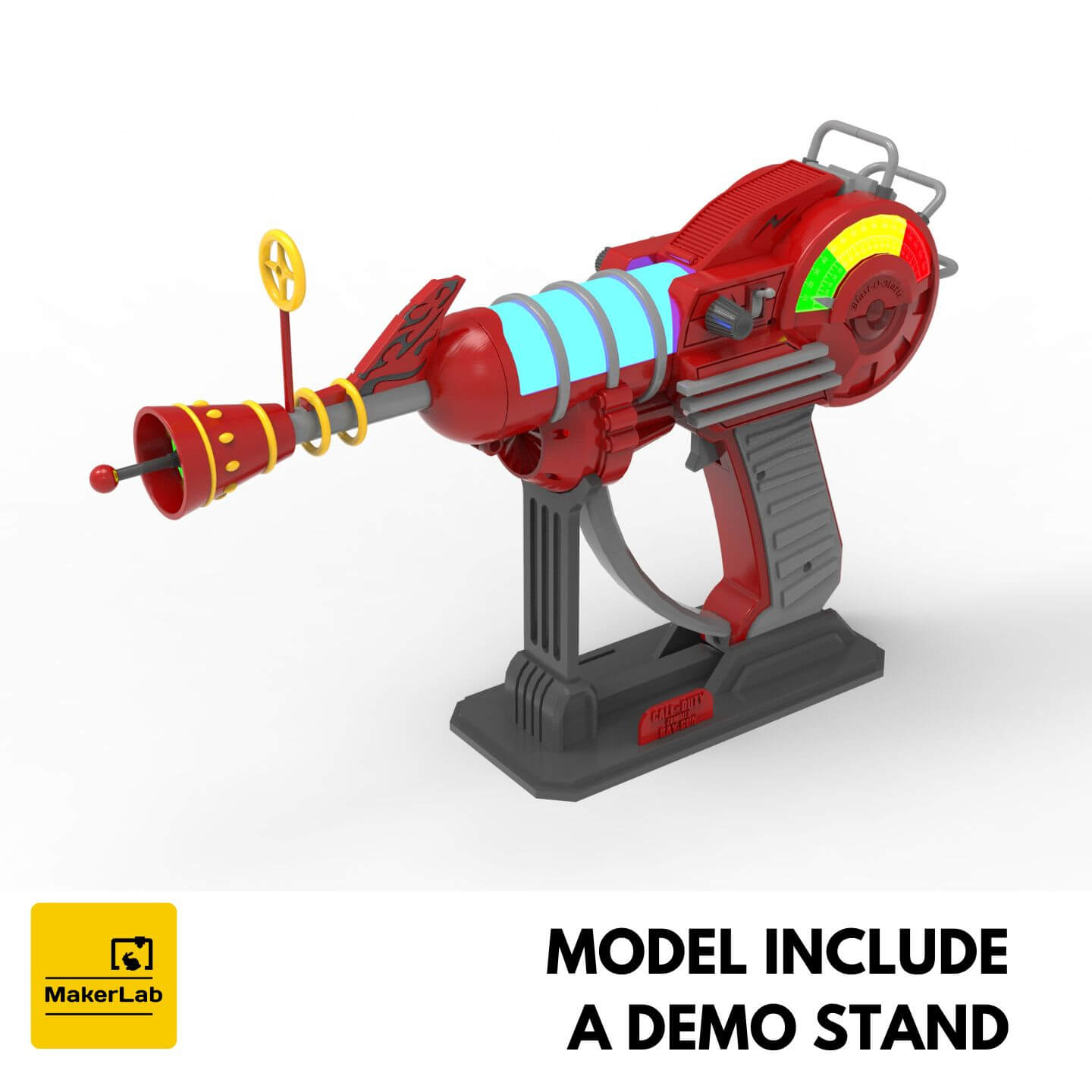 MK1 Ray Gun COD - STL OBJ CAD bundle - Commercial Use 3D Print Model by ...