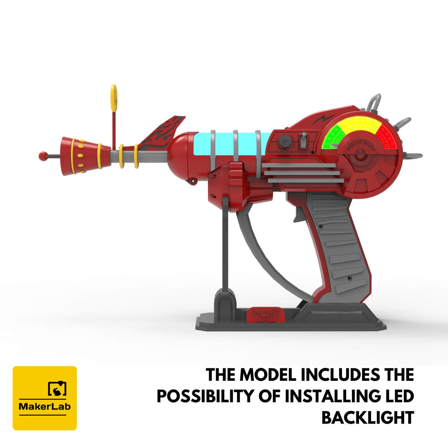 MK1 Ray Gun COD - STL OBJ CAD Bundle - Commercial Use 3D Model by MakerLab
