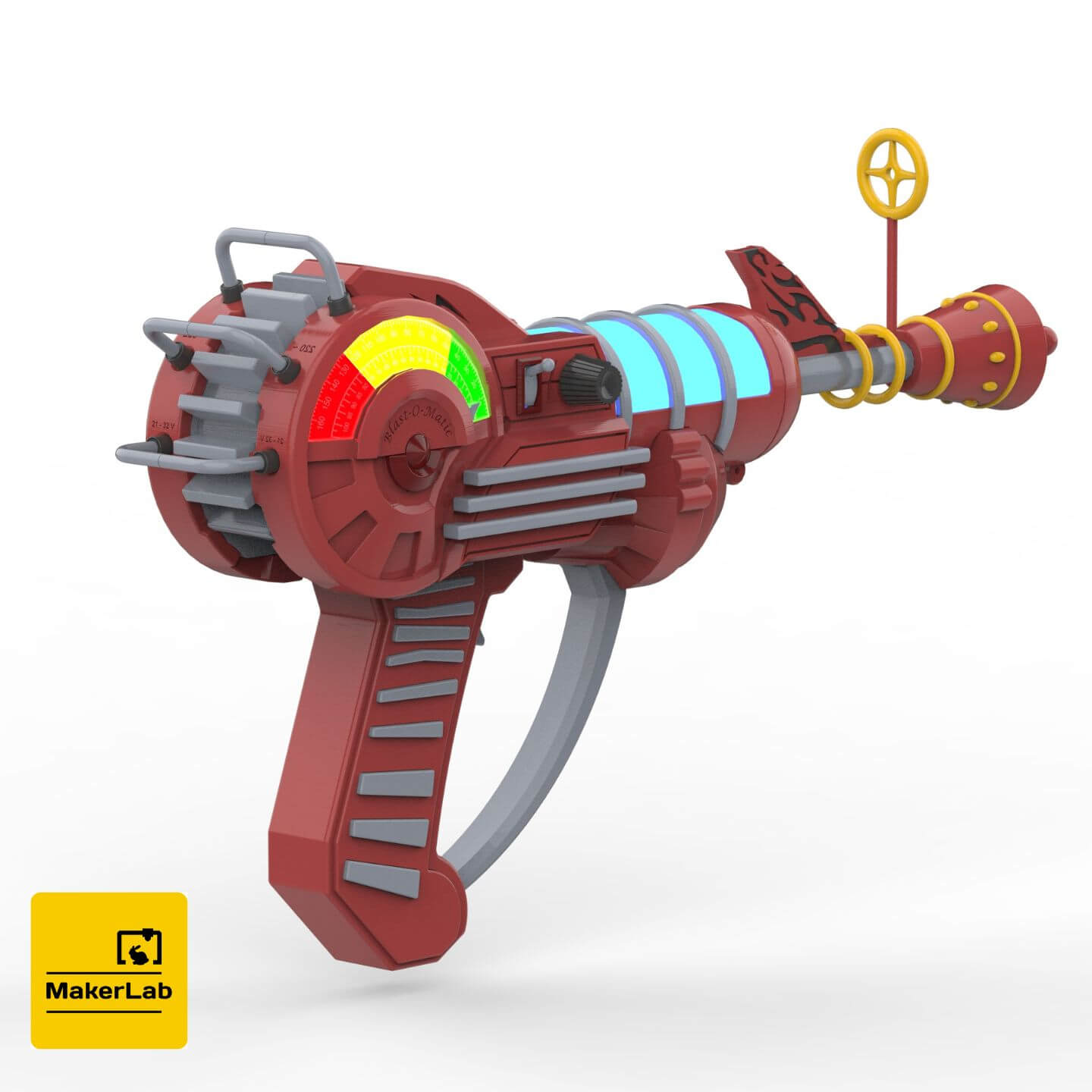 MK1 Ray Gun COD - STL OBJ CAD Bundle - Commercial Use 3D Model by MakerLab