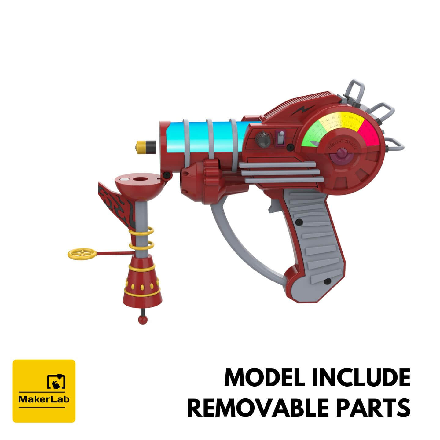 MK1 Ray Gun COD - STL OBJ CAD bundle - Commercial Use 3D Print Model by ...