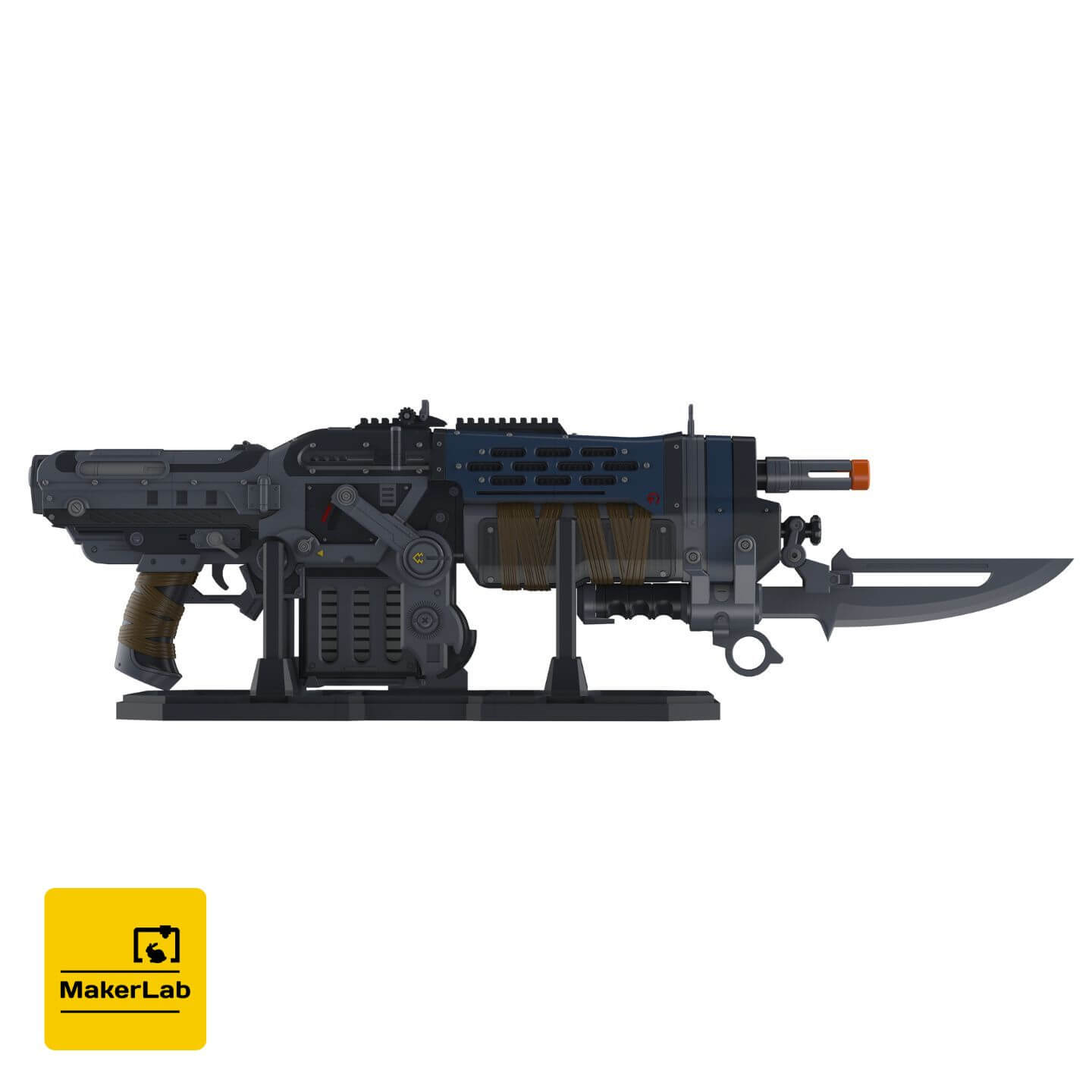 Retro Lancer E-Day Gears of War - STL Files - Personal Use 3D Model by ...