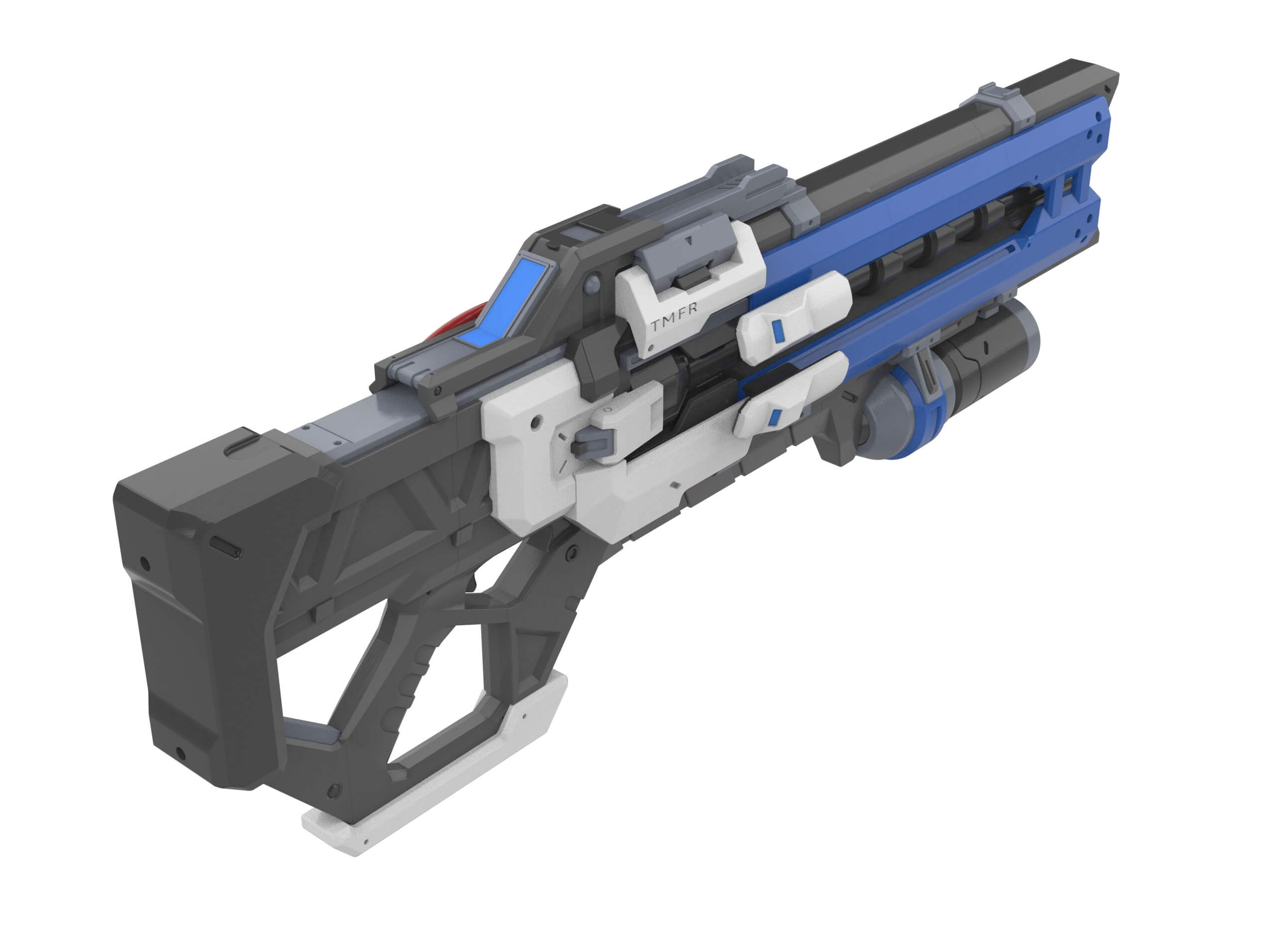Overwatch Soldier 76 Pulse Rifle - 3D Model by MakerLab