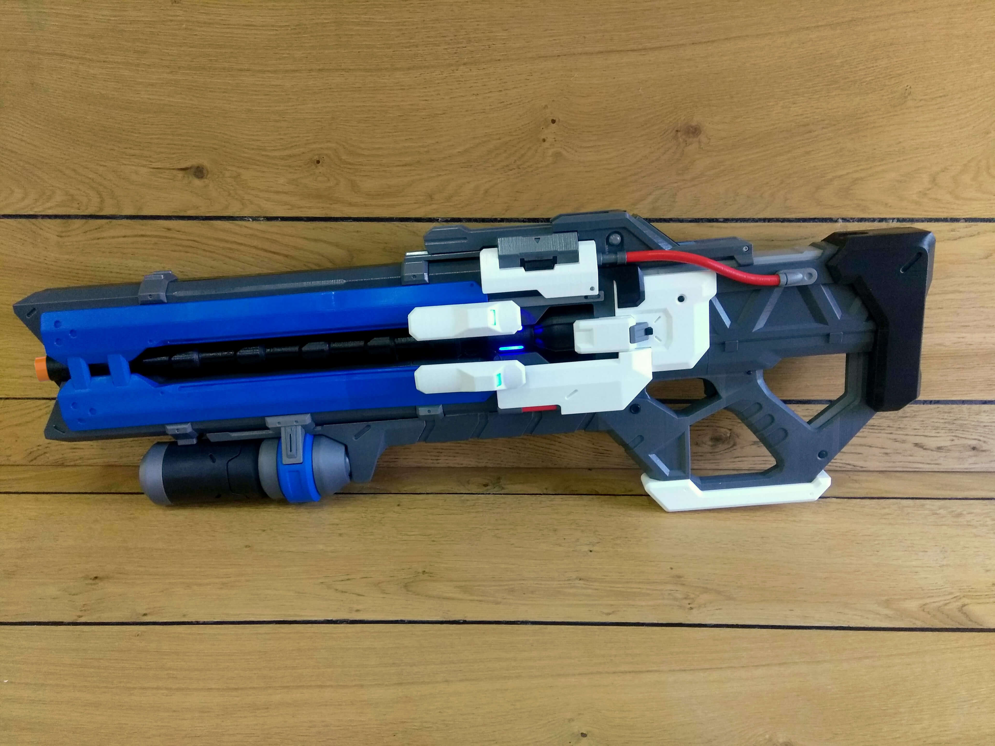 Overwatch Soldier 76 Pulse Rifle - 3D Model by MakerLab