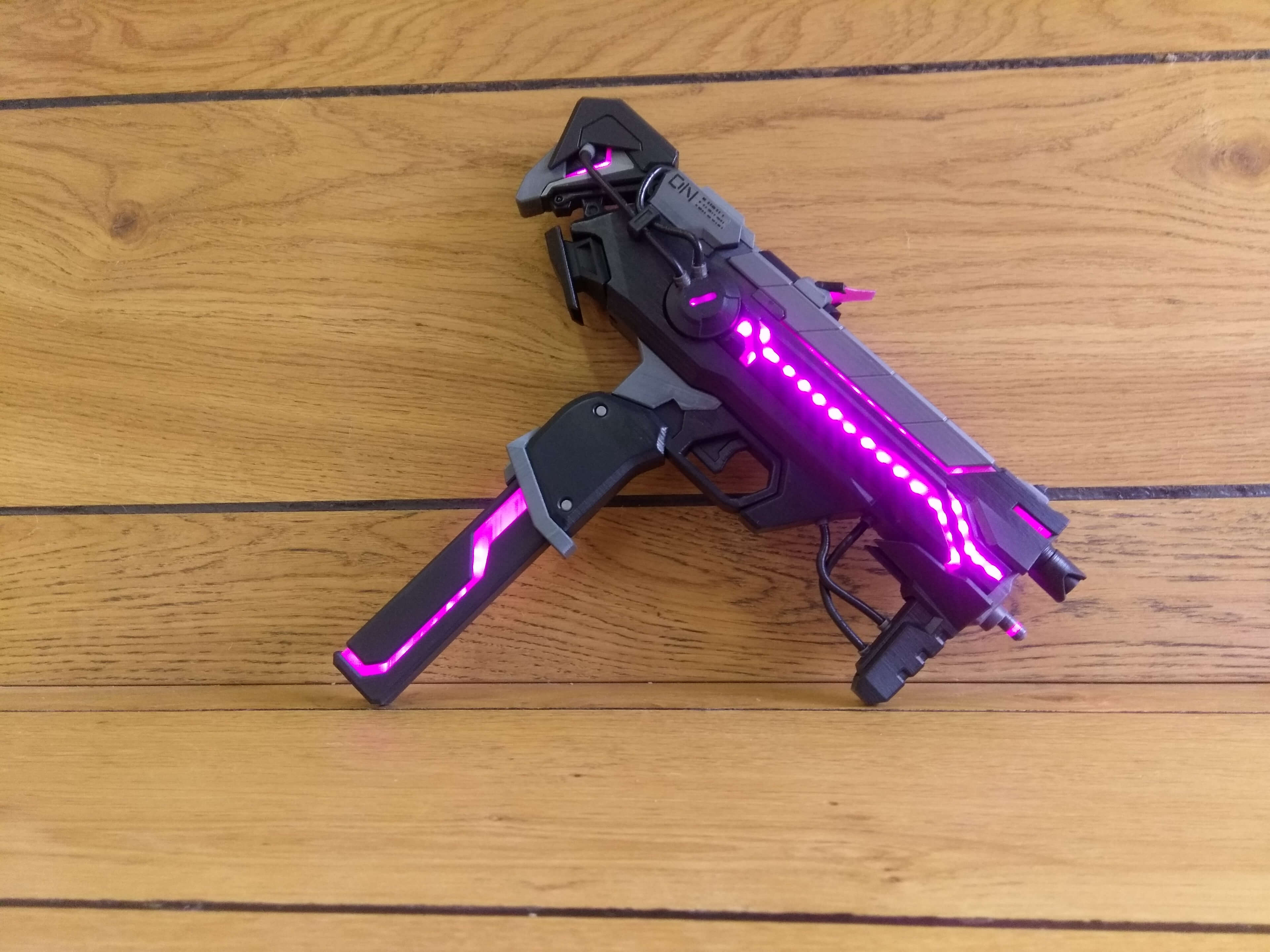 Overwatch Sombra Cannon Augmented Skin - 3D Model by MakerLab