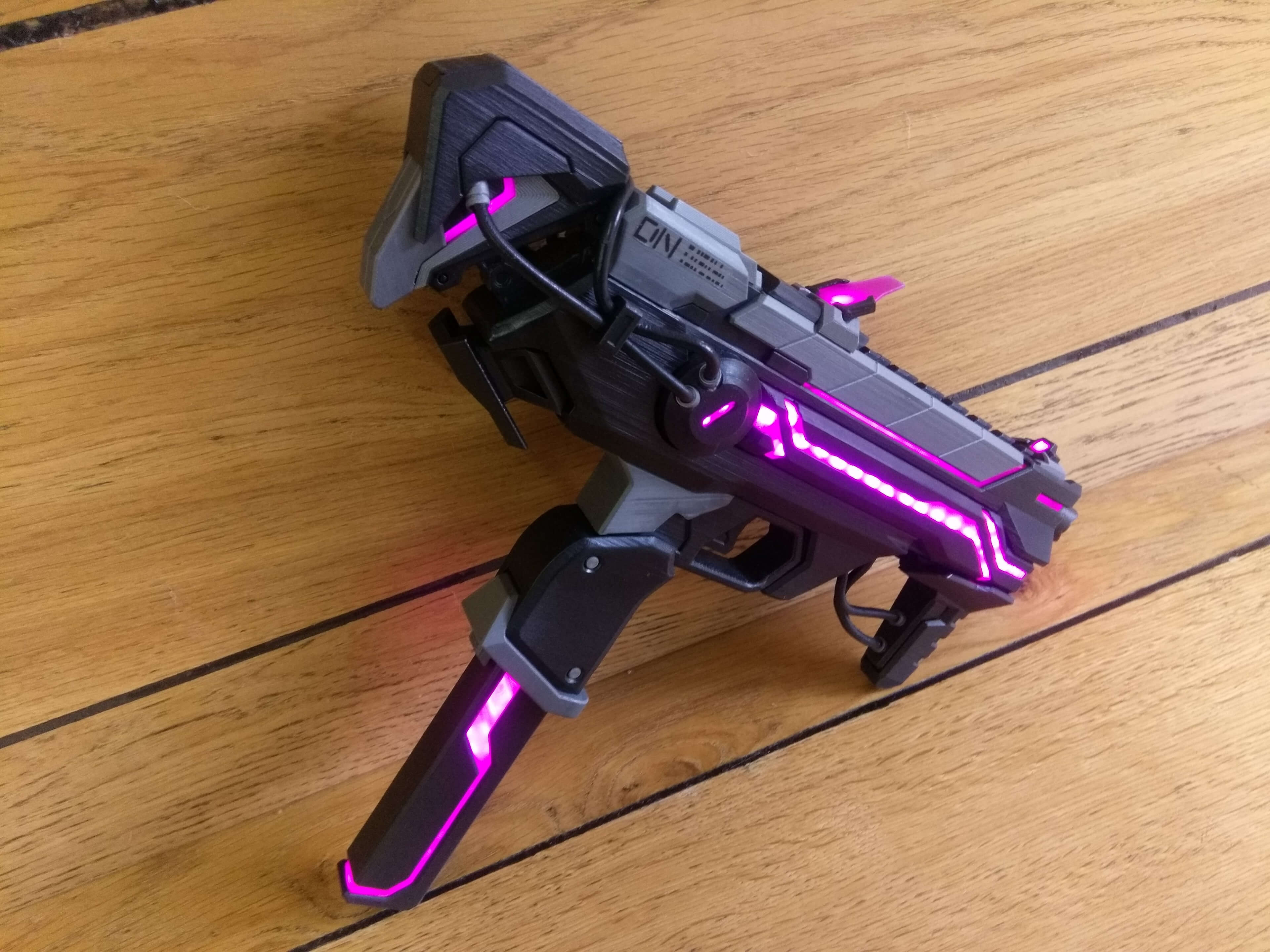 Overwatch Sombra Cannon Augmented Skin - 3D Model by MakerLab