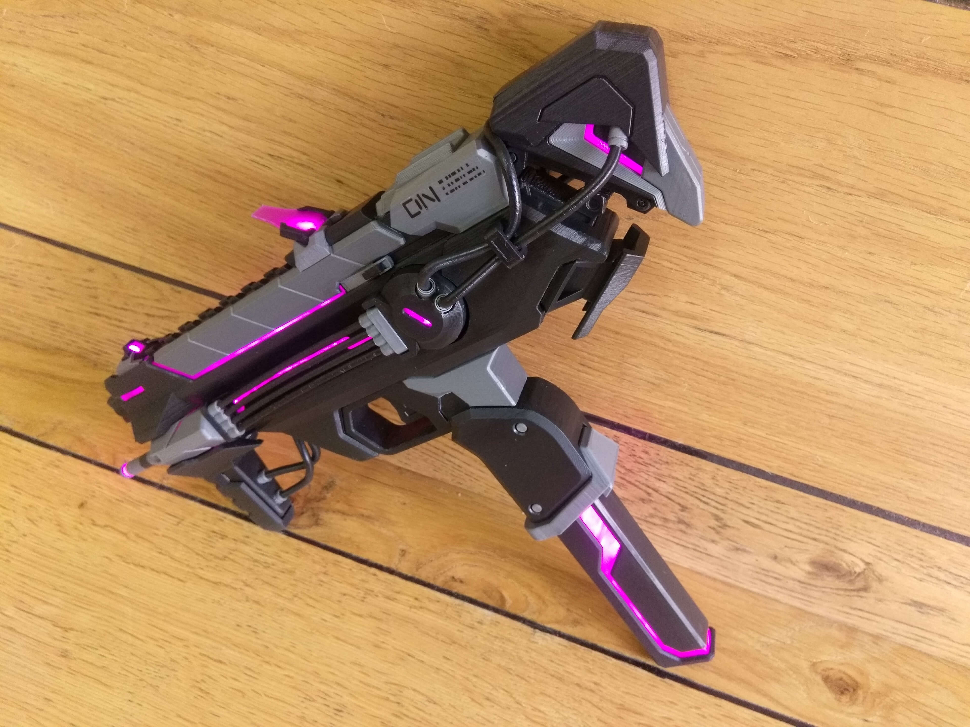 Overwatch Sombra Cannon Augmented Skin - 3D Model by MakerLab