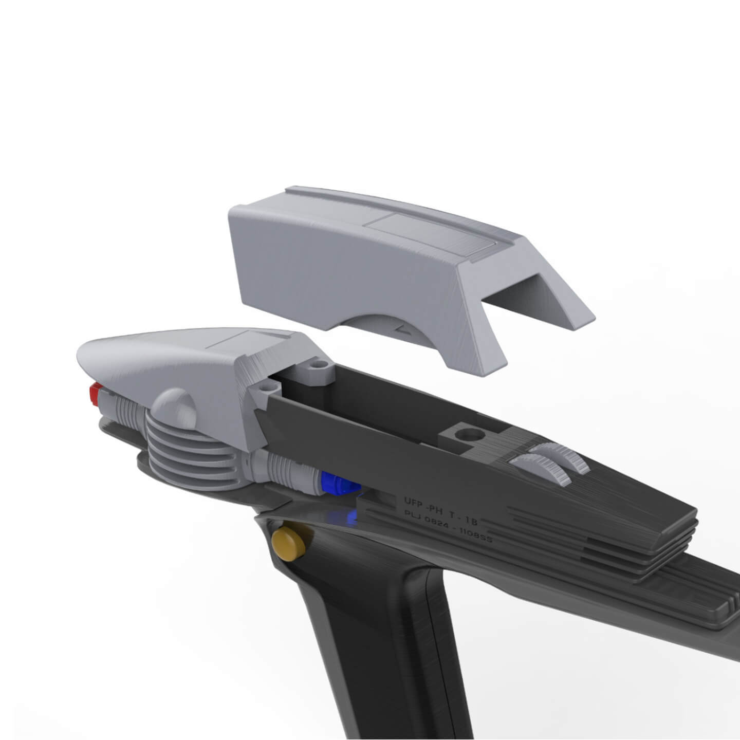 Star Trek Beyond Phaser - STL OBJ CAD bundle - Commercial 3D Print ...