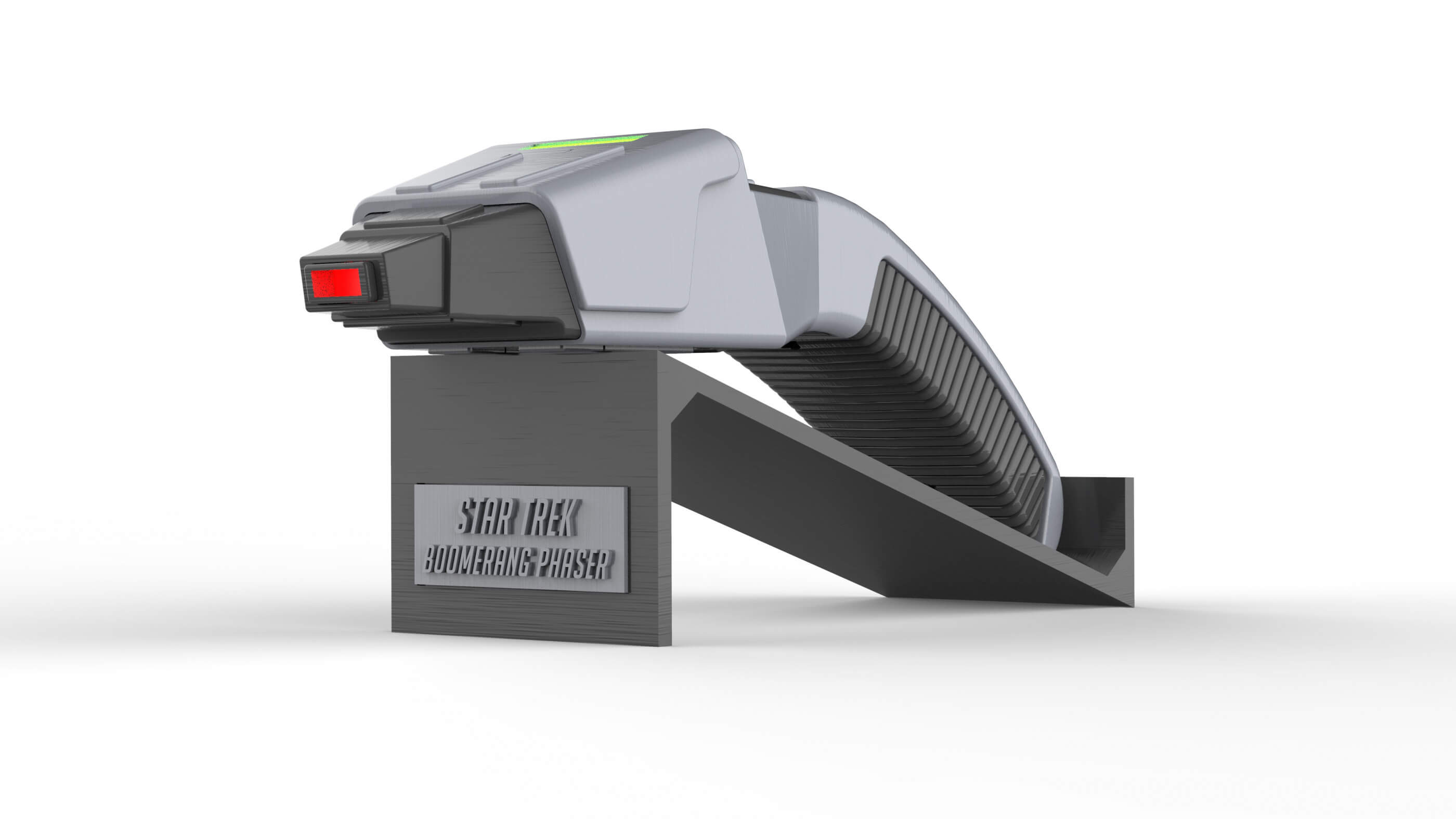 Star Trek Boomerang Phaser - 3D Model by MakerLab