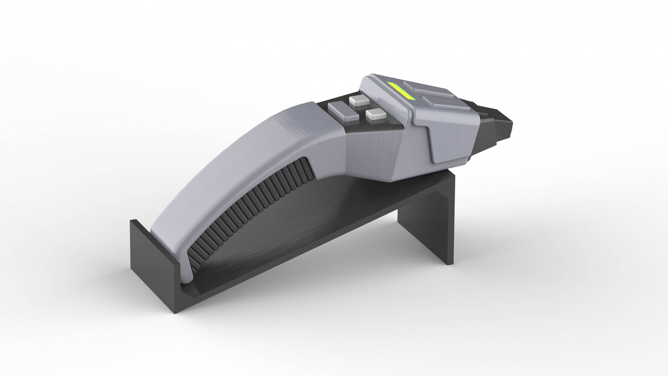 Star Trek Boomerang Phaser - 3D Model by MakerLab