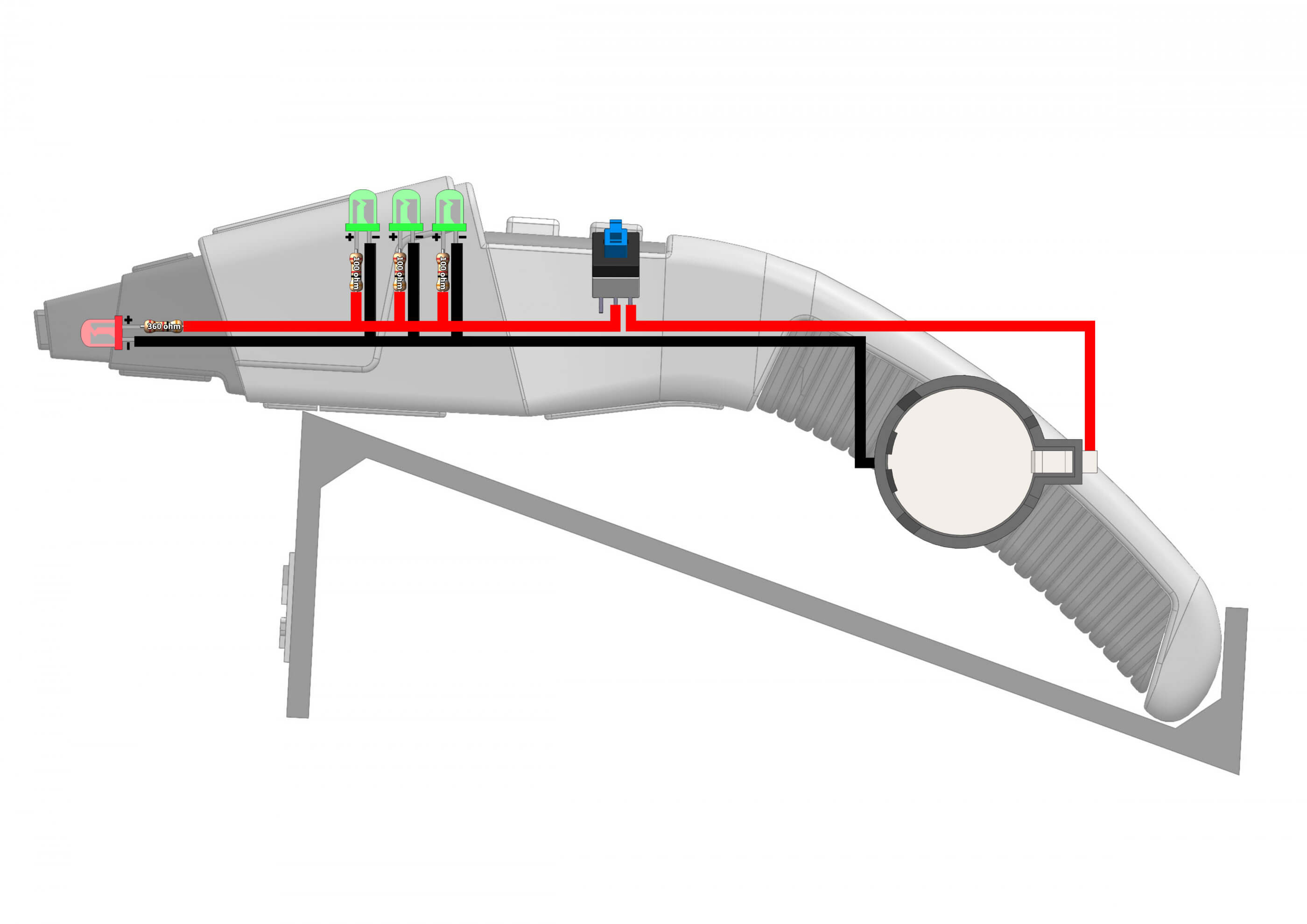 Star Trek Boomerang Phaser - 3D Model by MakerLab
