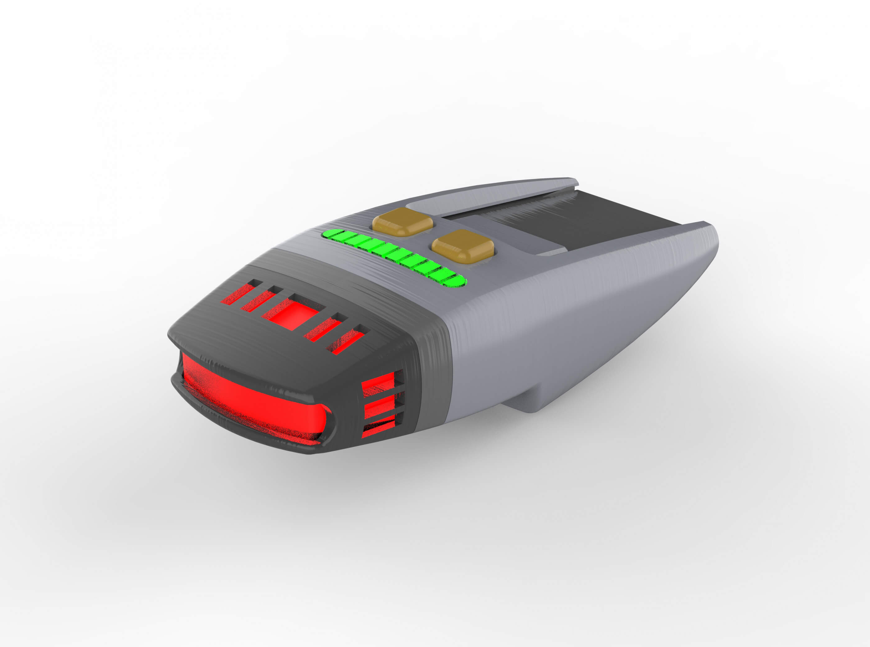 Star Trek Cricket Phaser - 3D Model by MakerLab