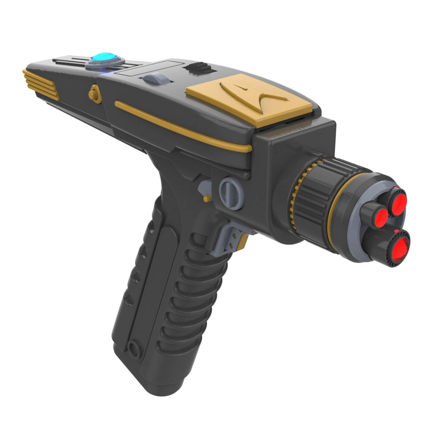 Star Trek Discovery Phaser - STL OBJ CAD Bundle Commercial 3D Print ...