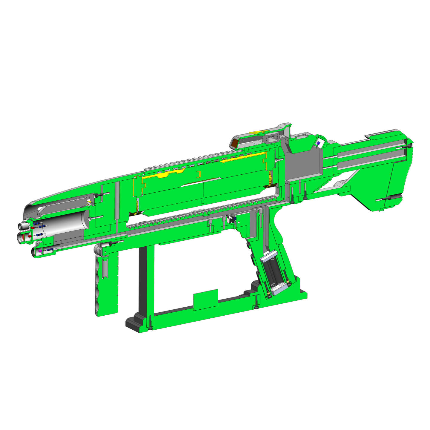 Star Trek Discovery Starfleet Phaser Rifle - Stl OBJ Cad 3D Model by ...