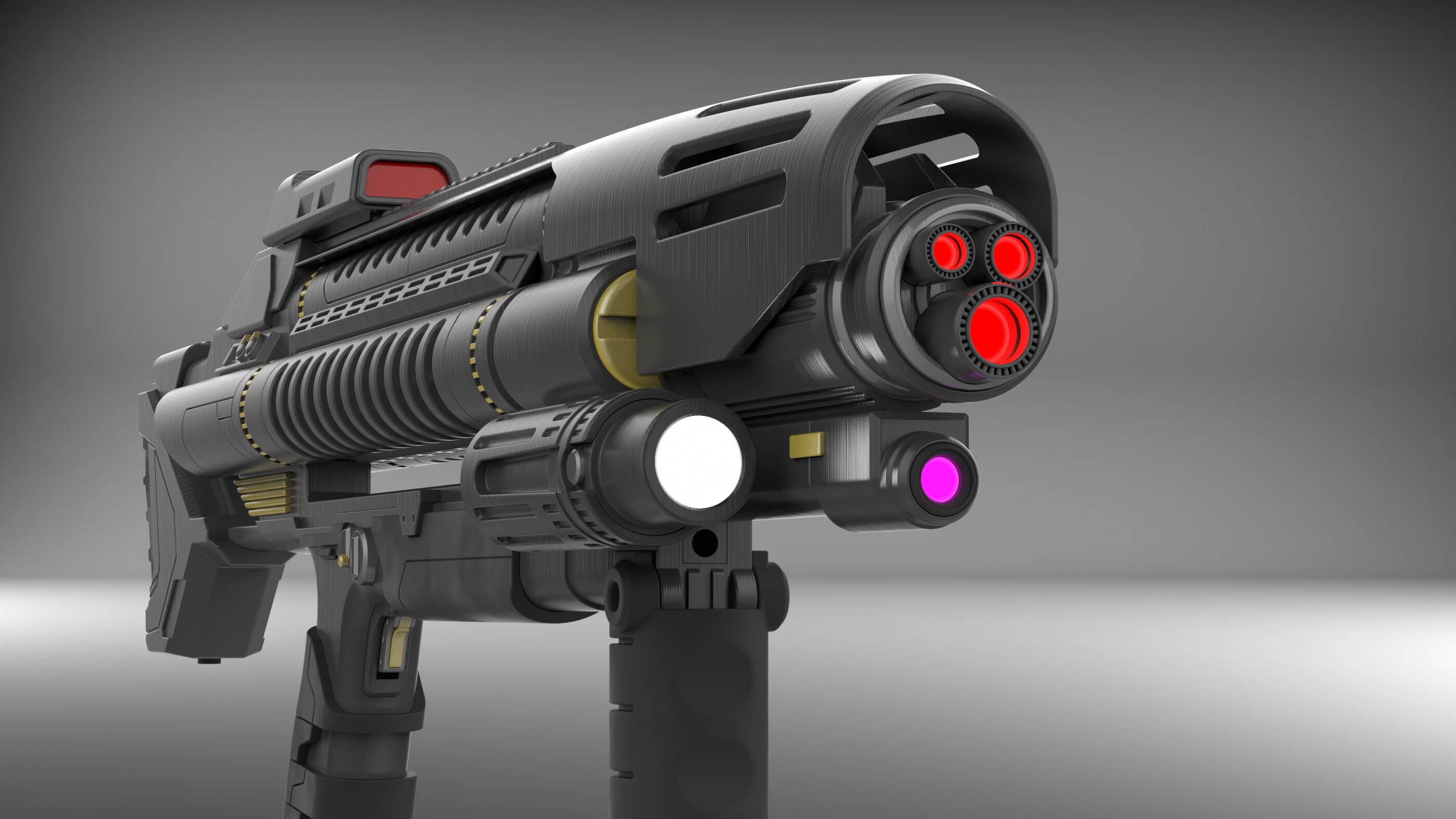 Star Trek Discovery Starfleet Phaser Rifle - 3D Model by MakerLab
