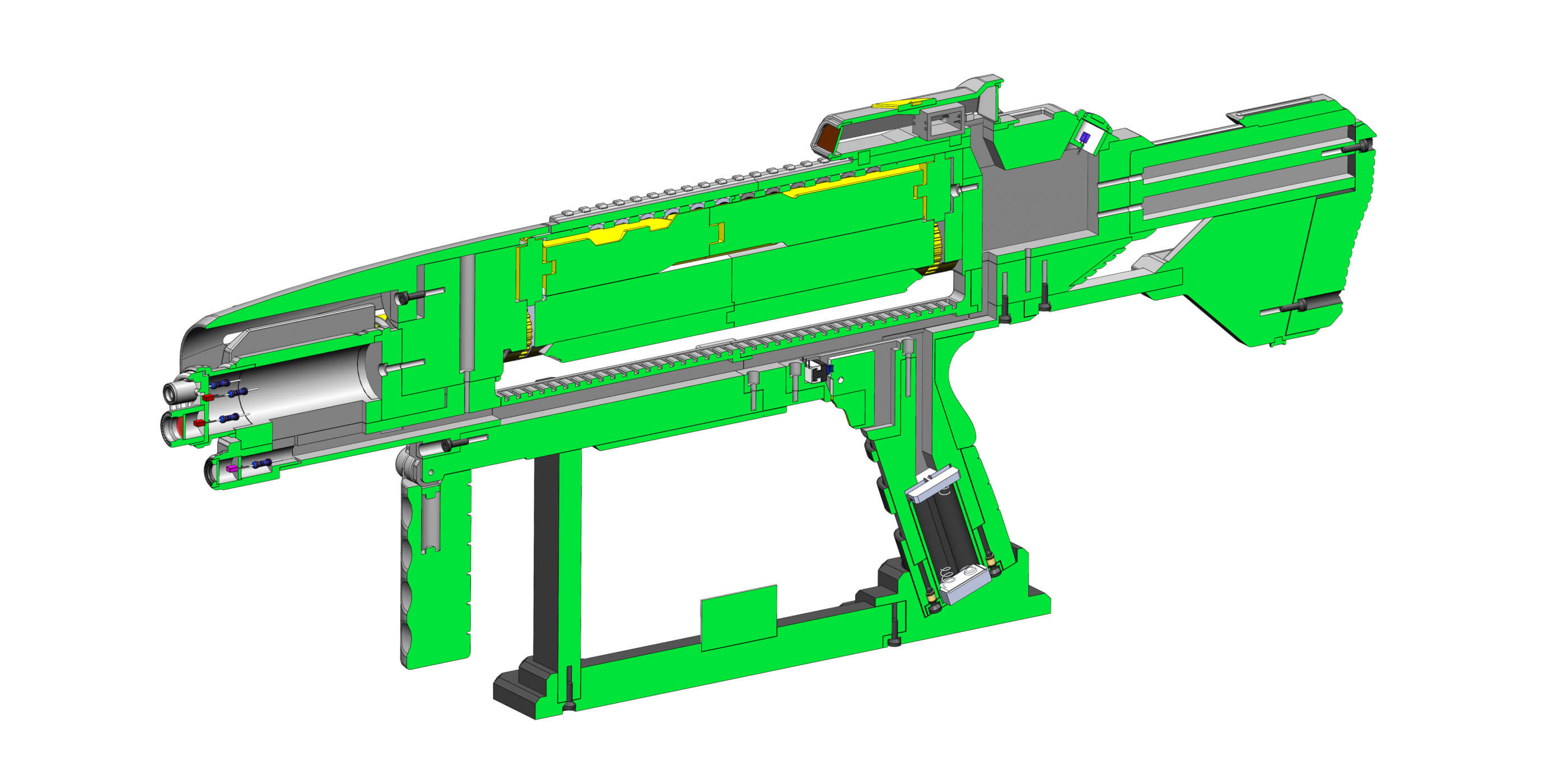 Star Trek Discovery Starfleet Phaser Rifle - 3D Model by MakerLab