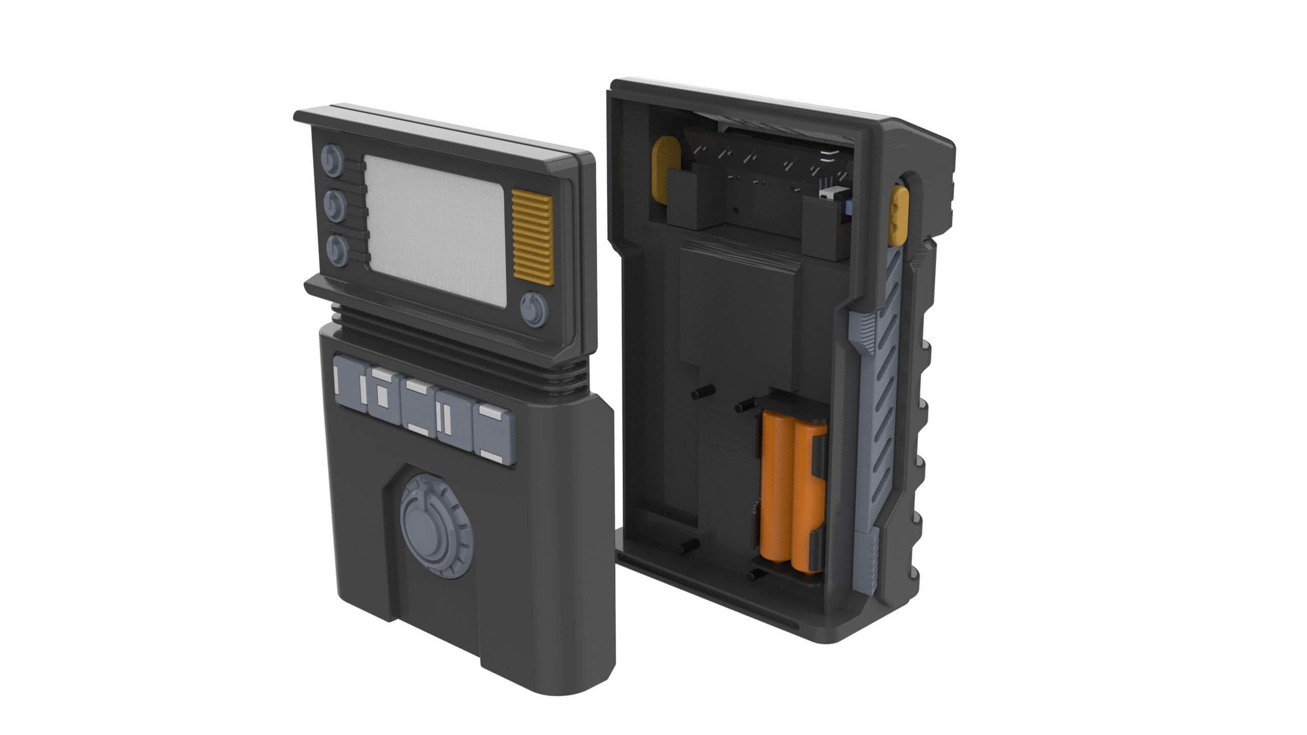 Star Trek Discovery Tricorder and Communicator - 3D Model by MakerLab