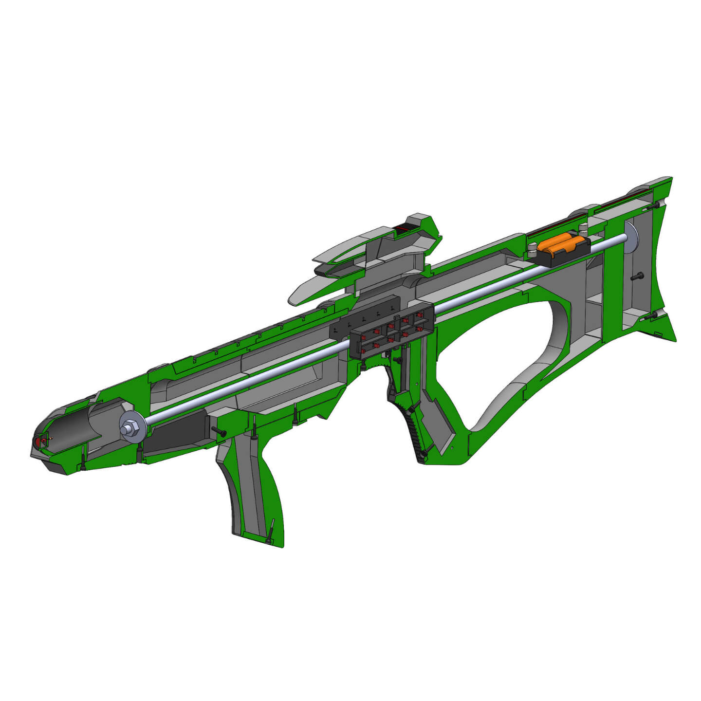 Star Trek Eva Phaser Rifle - STL OBJ CAD bundle - Commercial 3D Model by MakerLab