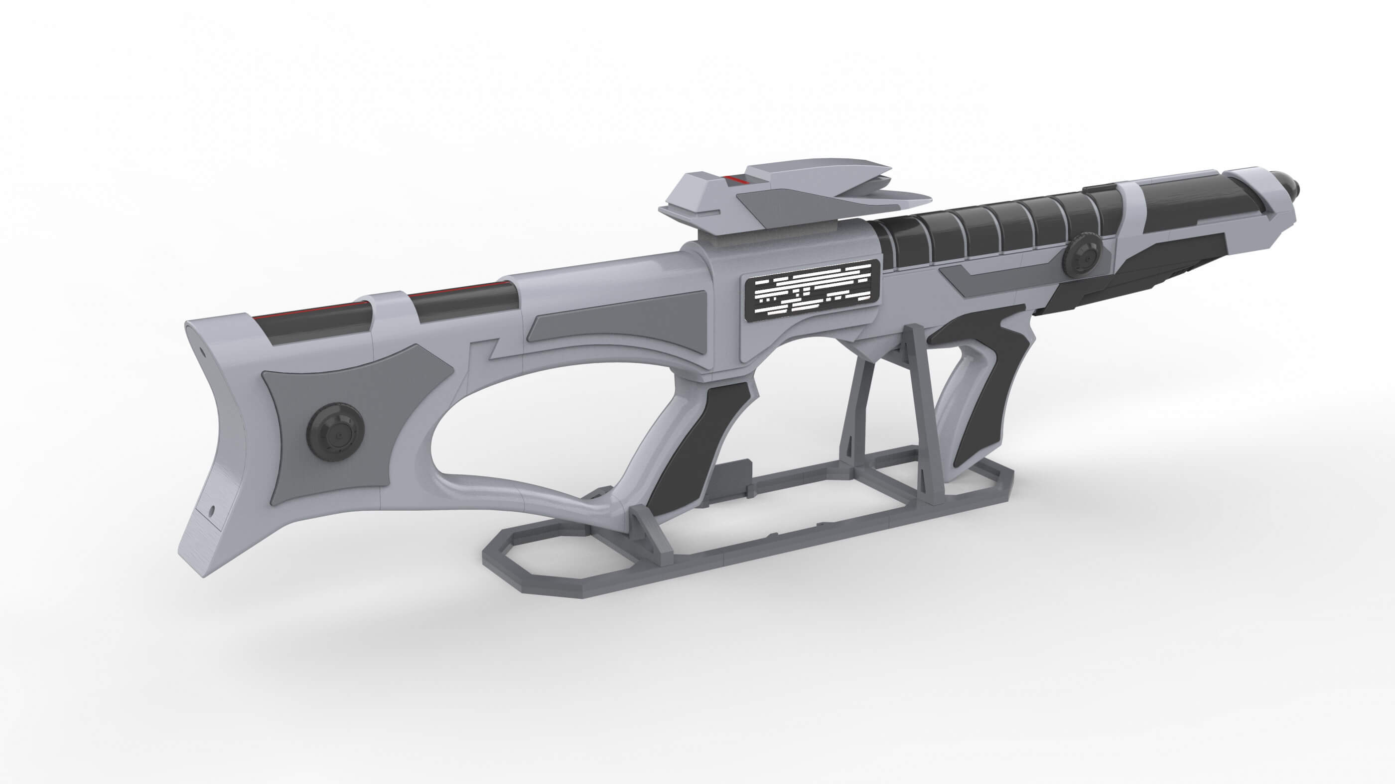 Star Trek Eva Phaser Rifle - 3D Model by MakerLab