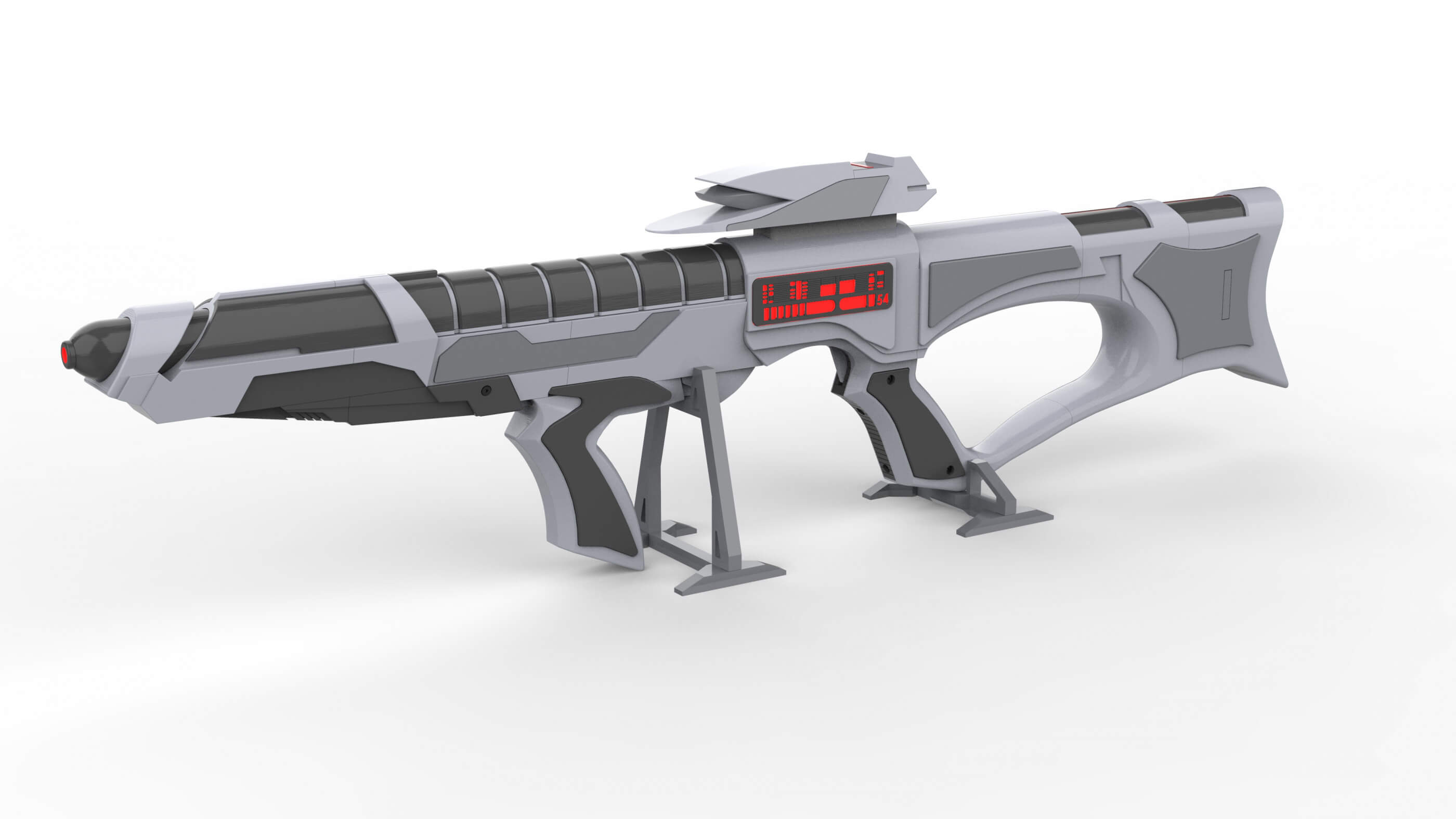 Star Trek Eva Phaser Rifle - 3D Model by MakerLab