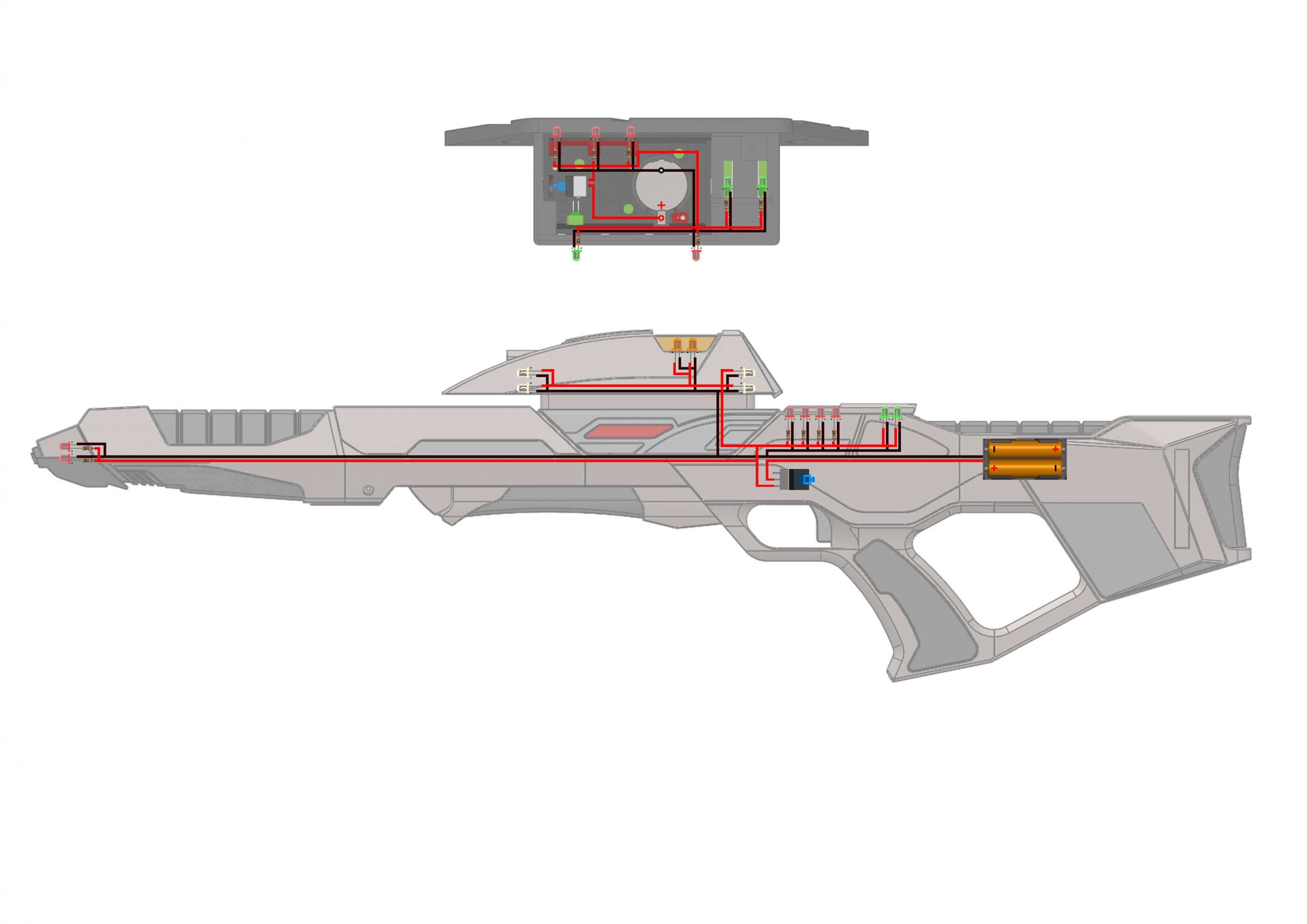 Star Trek First Contact Type 3A Phaser Rifle - 3D Model by MakerLab