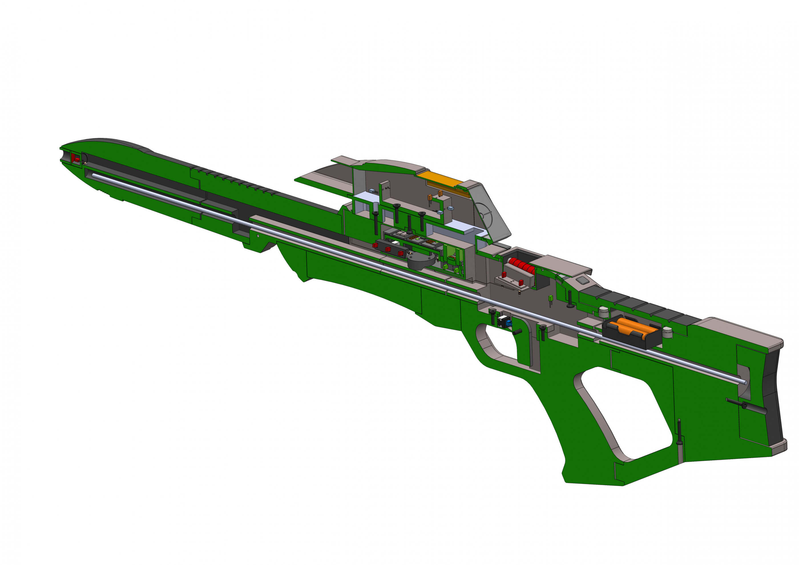 Star Trek First Contact Type 3B Phaser Rifle - 3D Model by MakerLab