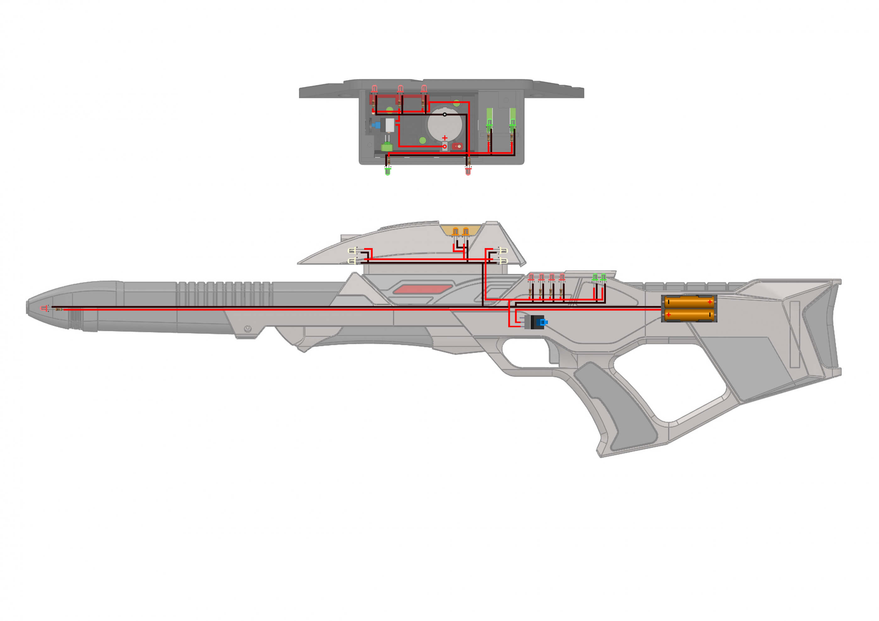 Star Trek First Contact Type 3B Phaser Rifle - 3D Model by MakerLab