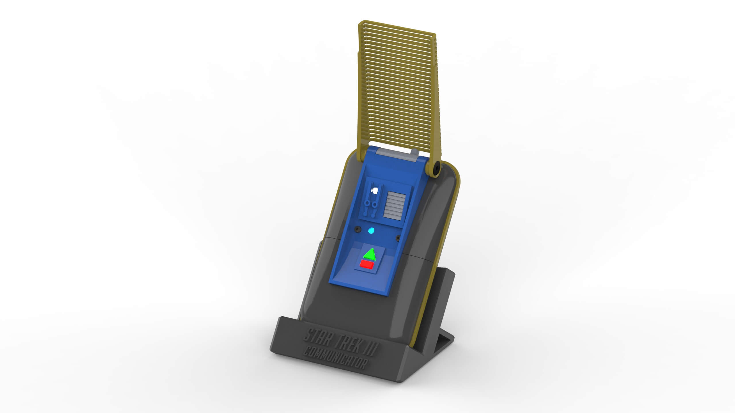 Star Trek III Communicator - 3D Model by MakerLab