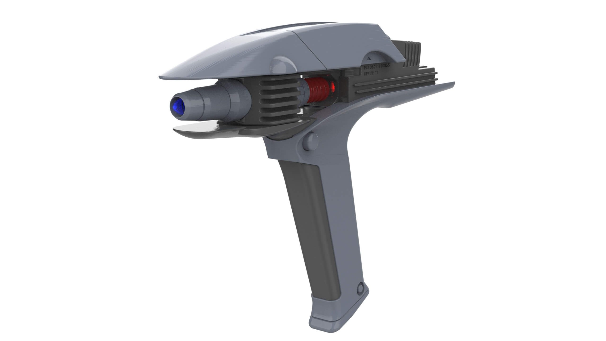 Star Trek Into Darkness Phaser - 3D Model by MakerLab