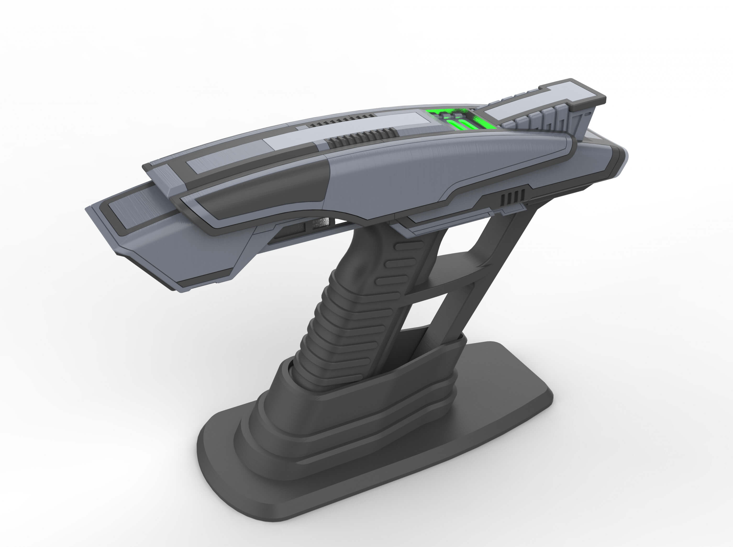 Star Trek Picard Phaser - 3D Model by MakerLab