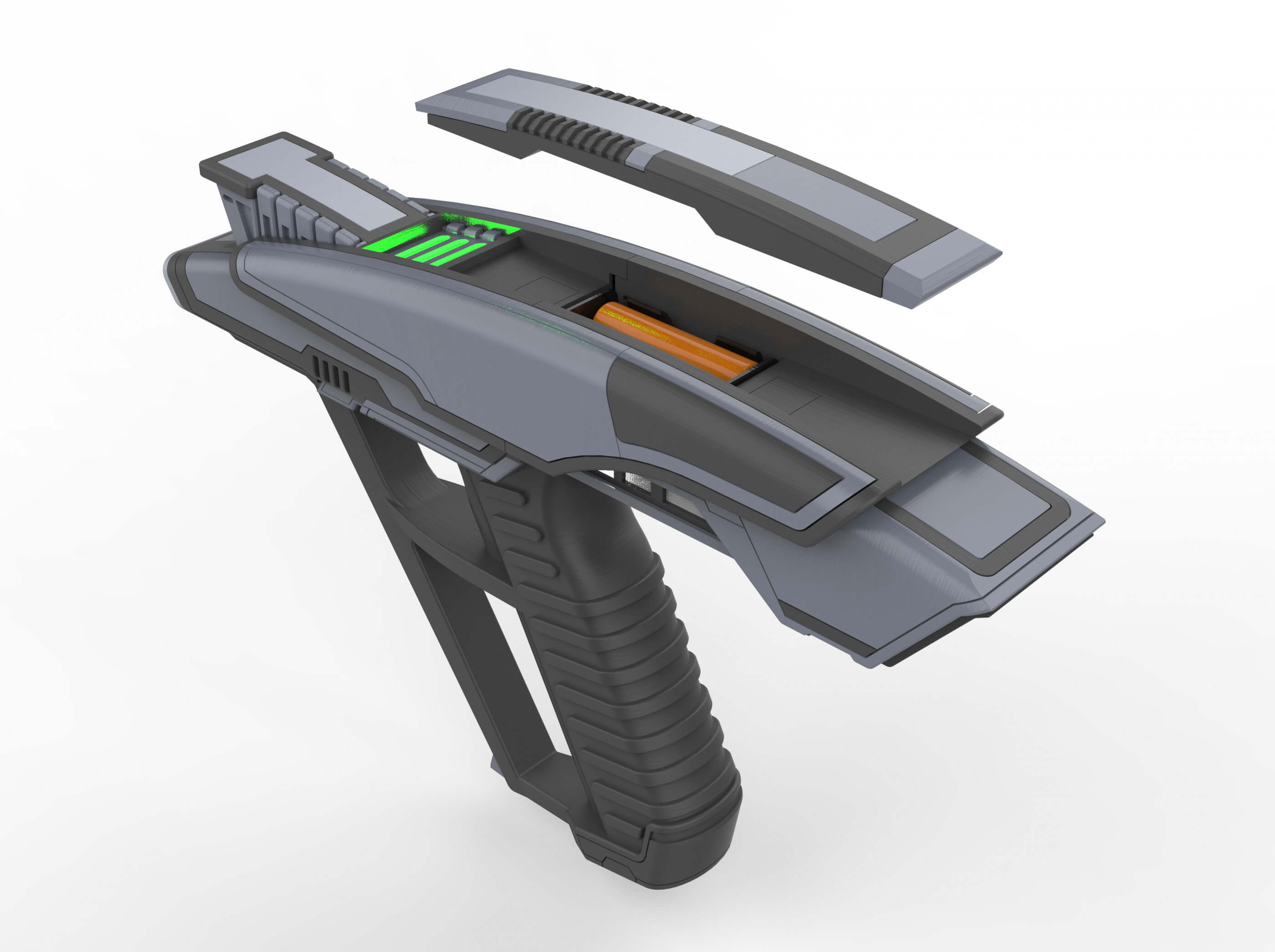 Star Trek Picard Phaser - 3D Model by MakerLab