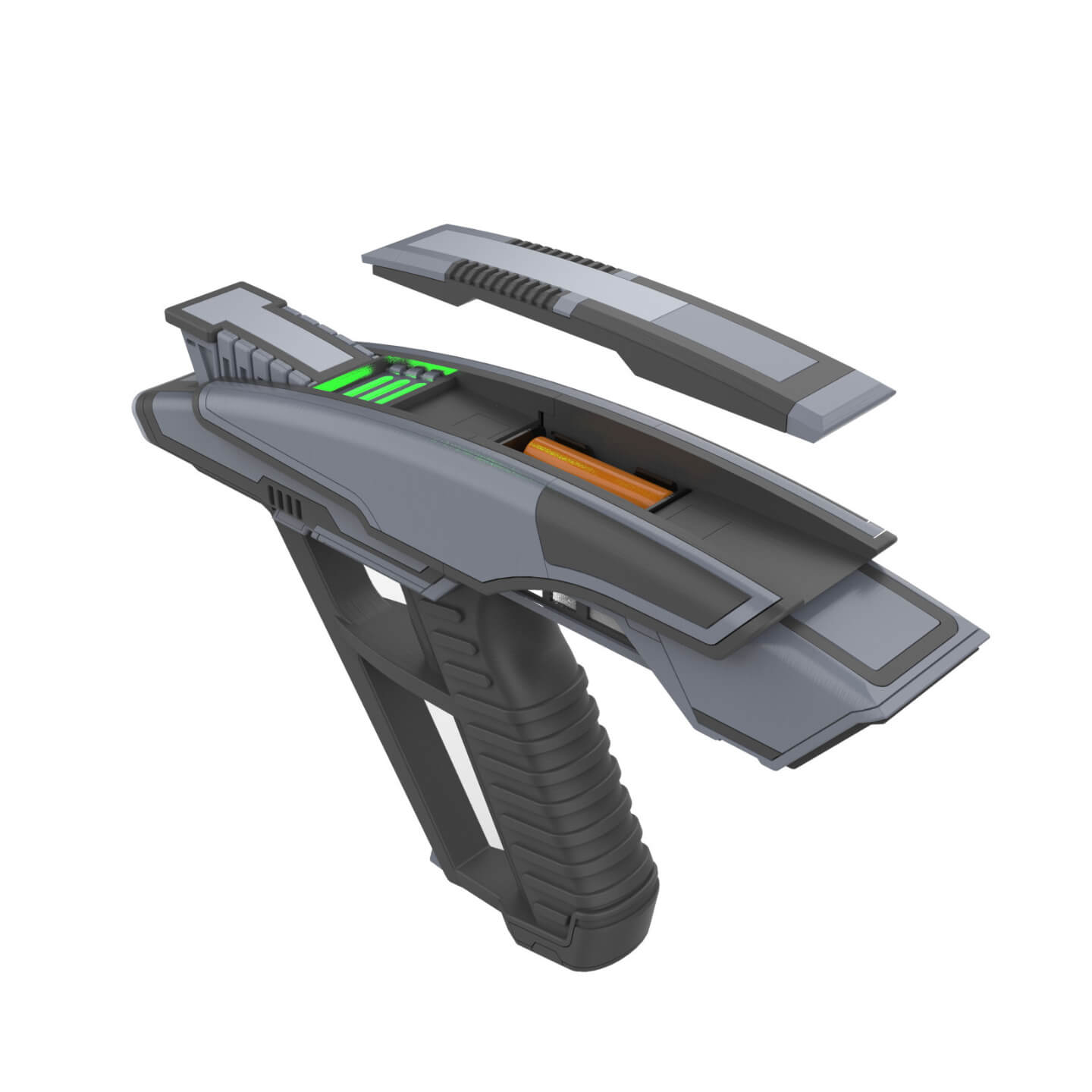 Star Trek Picard Phaser - STL OBJ CAD Bundle - Commercial 3D Print ...