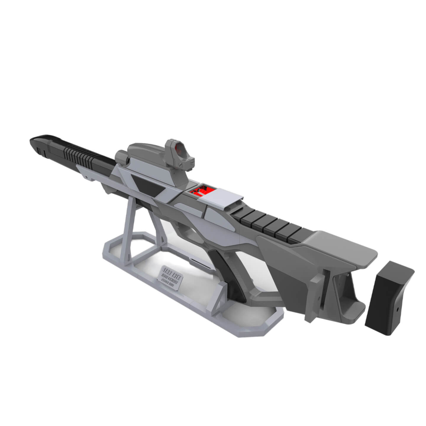 Star Trek Type 3 Nemesis Phaser Rifle - Stl OBJ Cad Bundle 3D Print ...