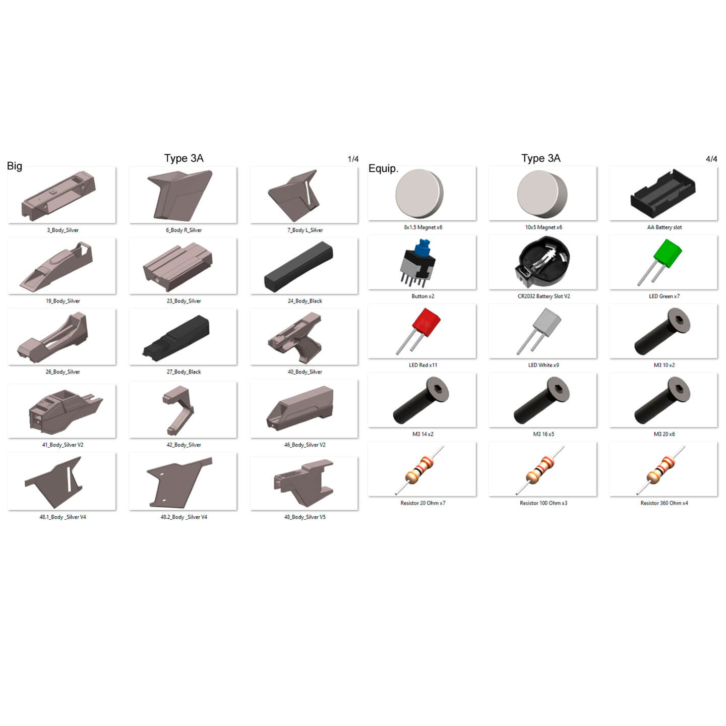 Star Trek Type 3A Phaser Rifle - Stl OBJ Cad Bundle 3D Print Model by ...