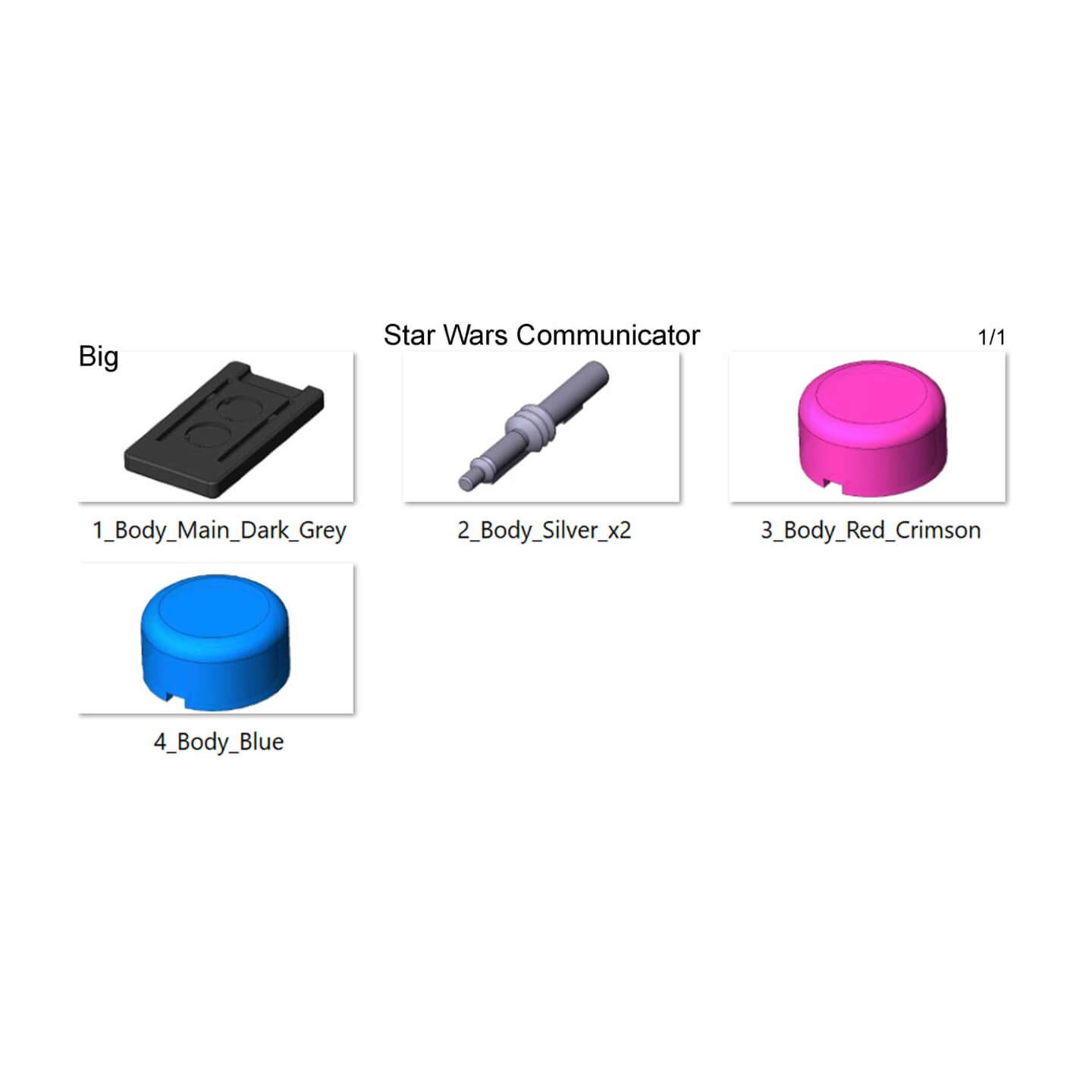 Star Wars Communicator - 3D Model by MakerLab