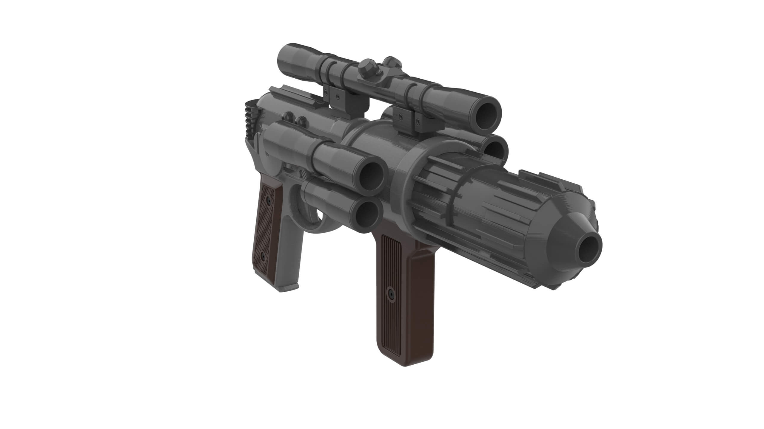 Star Wars EE4 Blaster Rifle - 3D Model by MakerLab