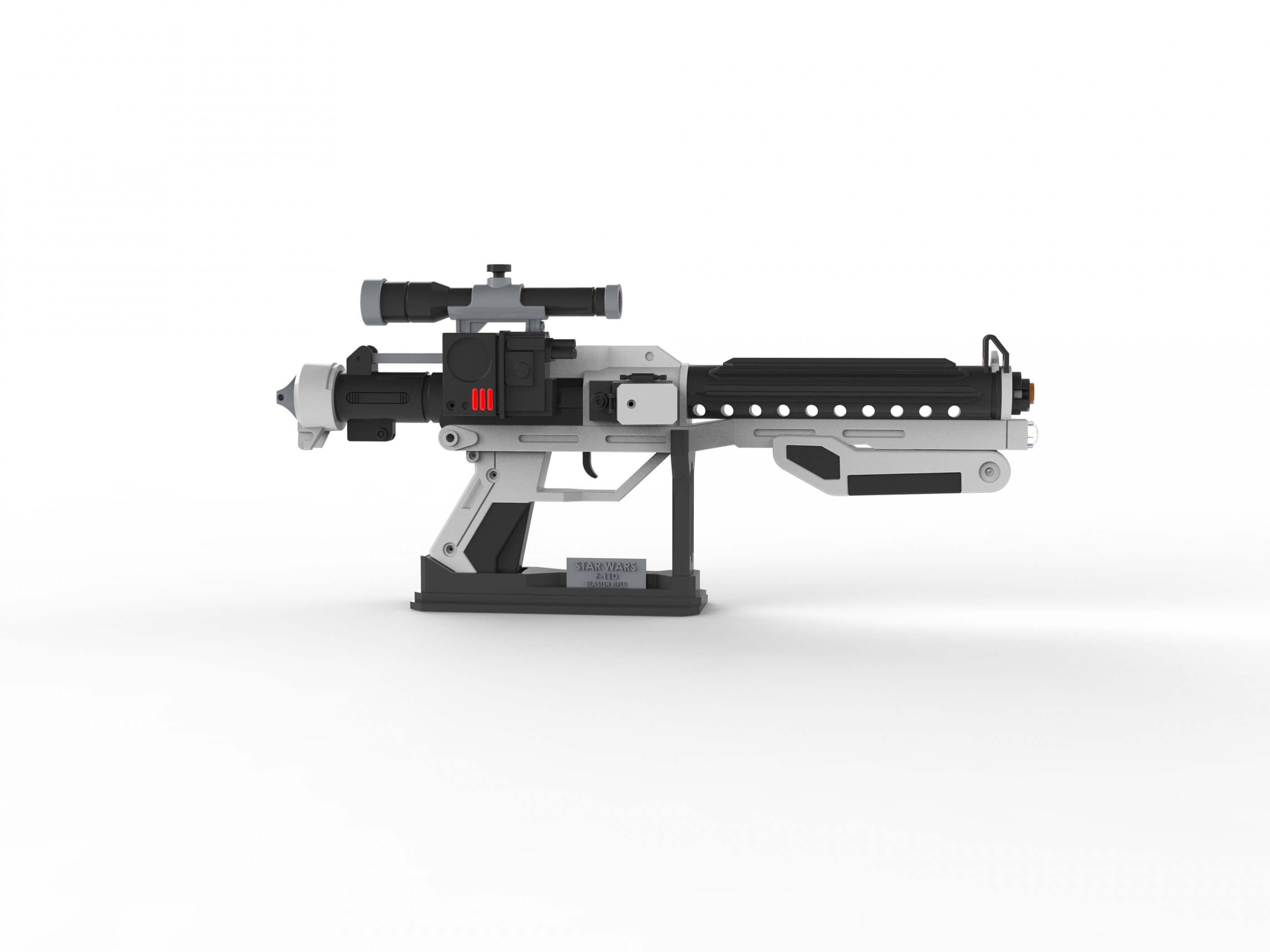 Star Wars F-11D Blaster Rifle 3D Model by MakerLab