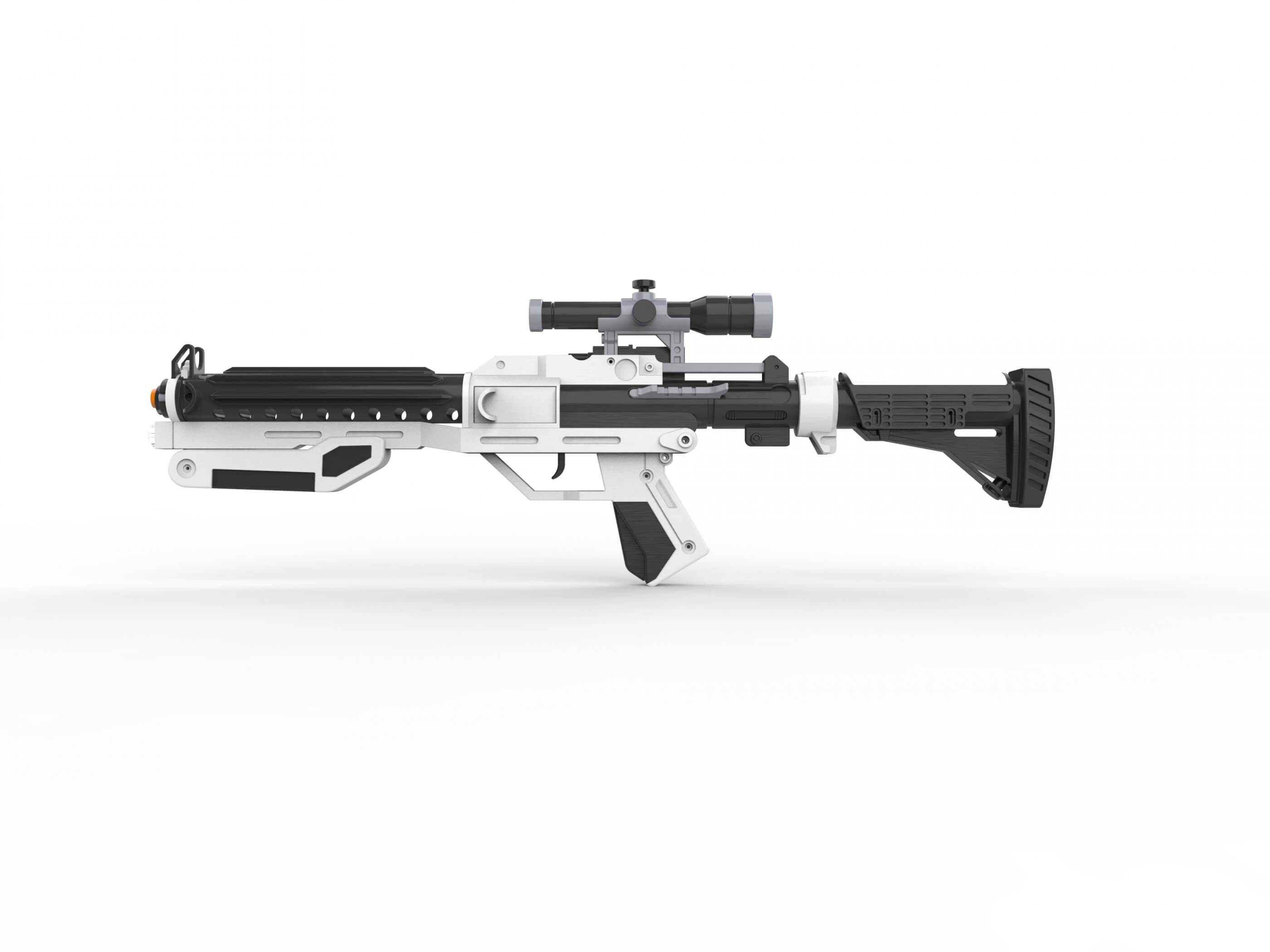 Star Wars F-11D Blaster Rifle 3D Model by MakerLab