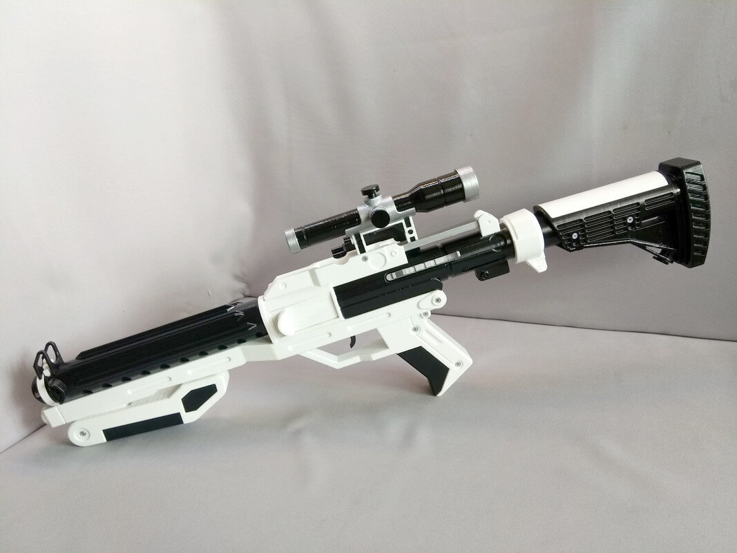 Star Wars F-11D Blaster Rifle 3D Model by MakerLab