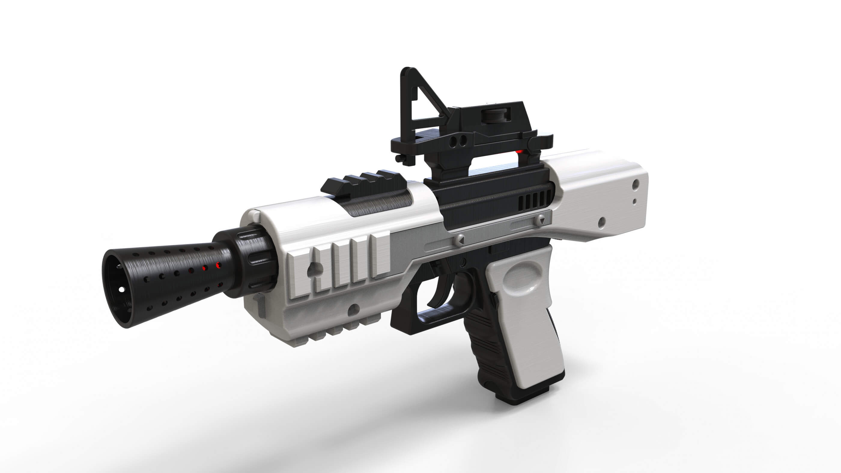 Star Wars SE-44C Blaster 3D Model by MakerLab