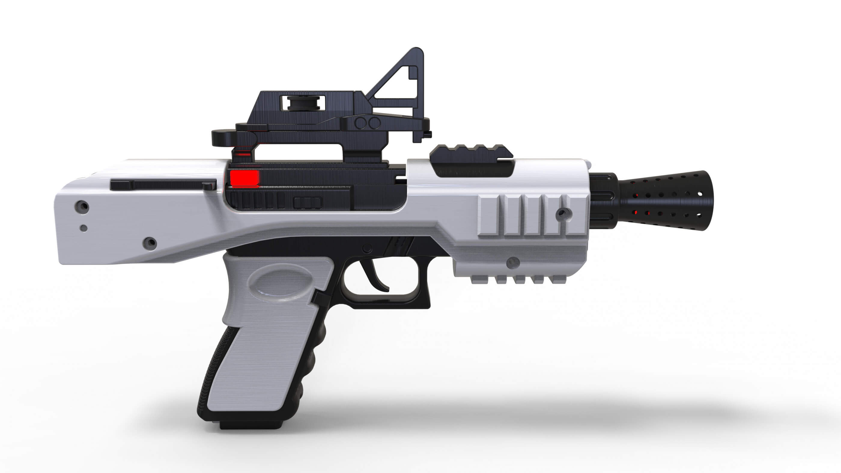 Star Wars SE-44C Blaster 3D Model by MakerLab