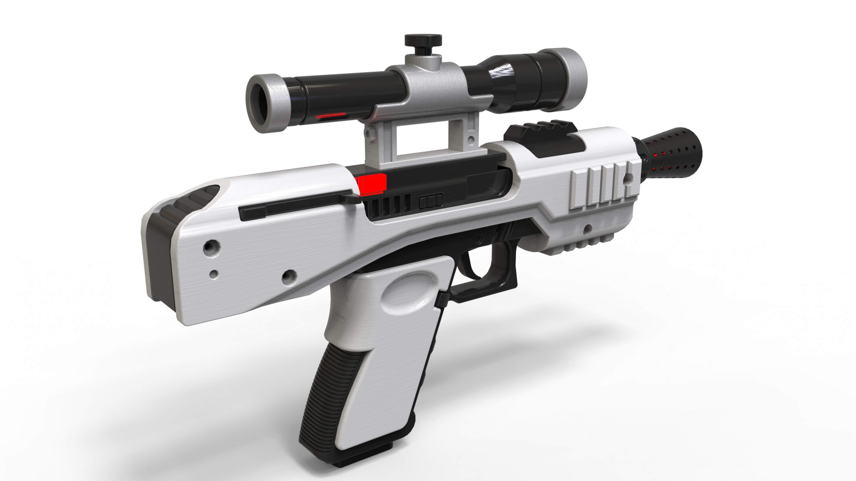 Star Wars SE-44C Blaster 3D Model by MakerLab