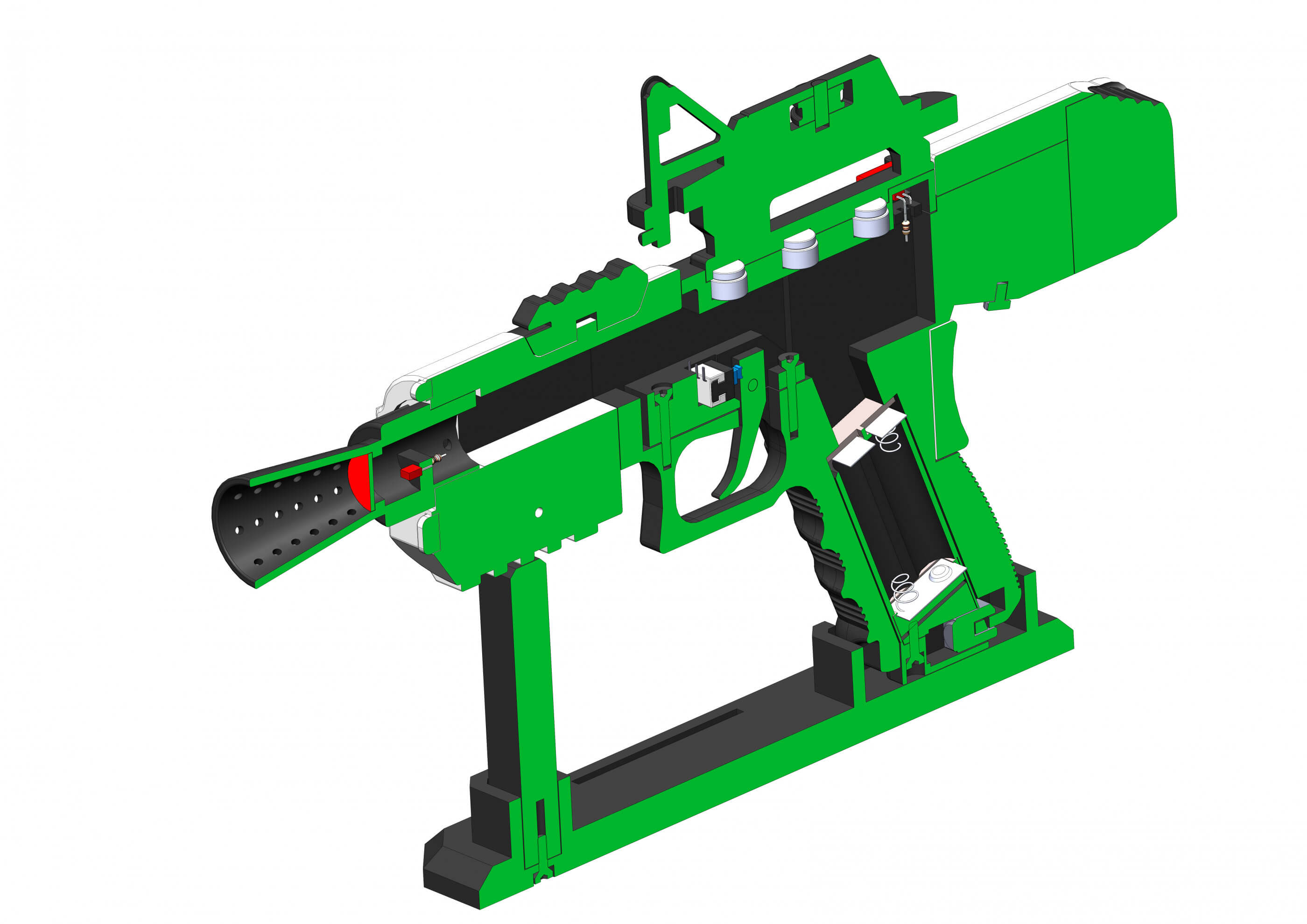Star Wars SE-44C Blaster 3D Model by MakerLab