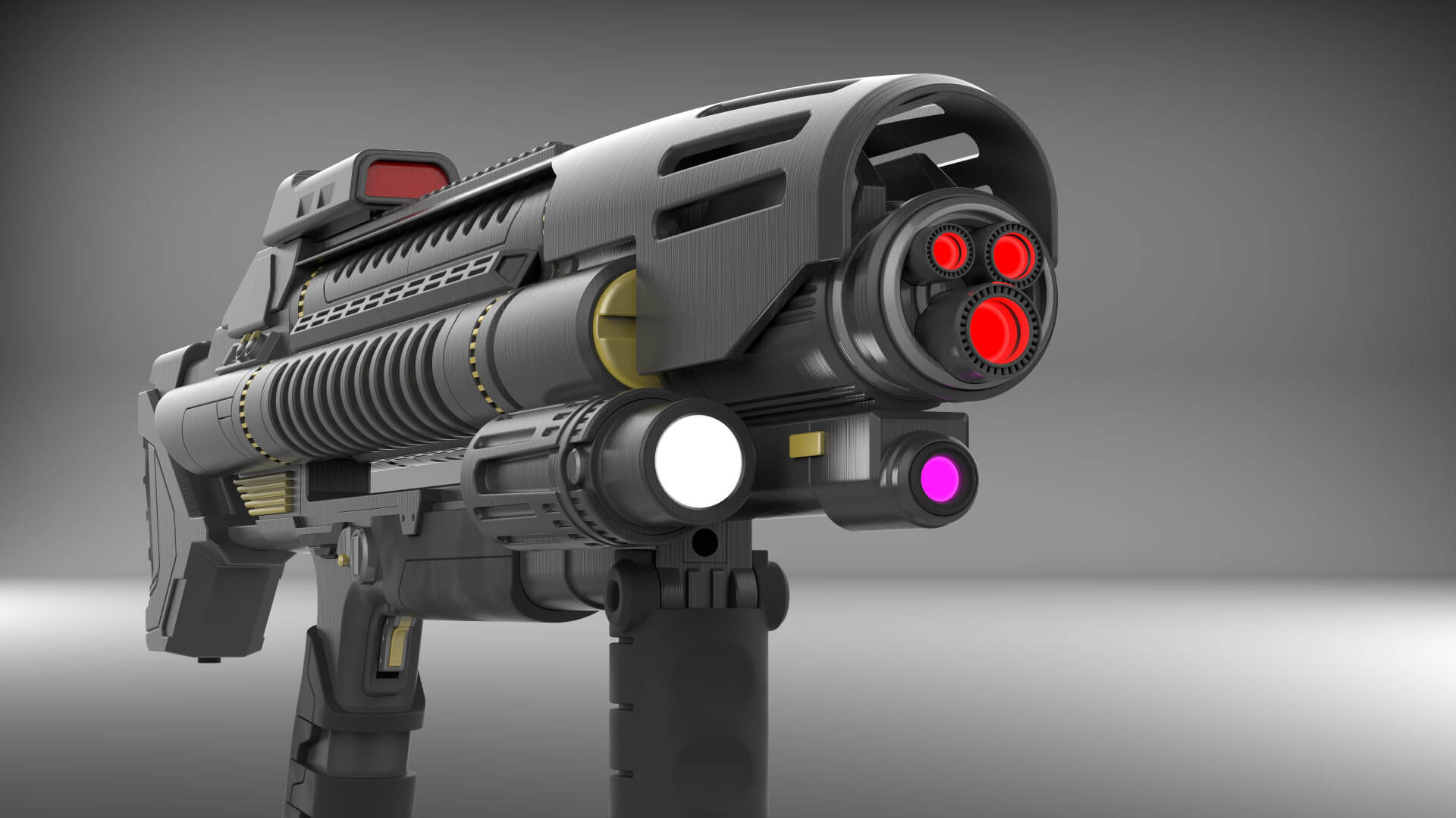 Starfleet Phaser Rifle - Star Trek Discovery - Printable 3D by MakerLab
