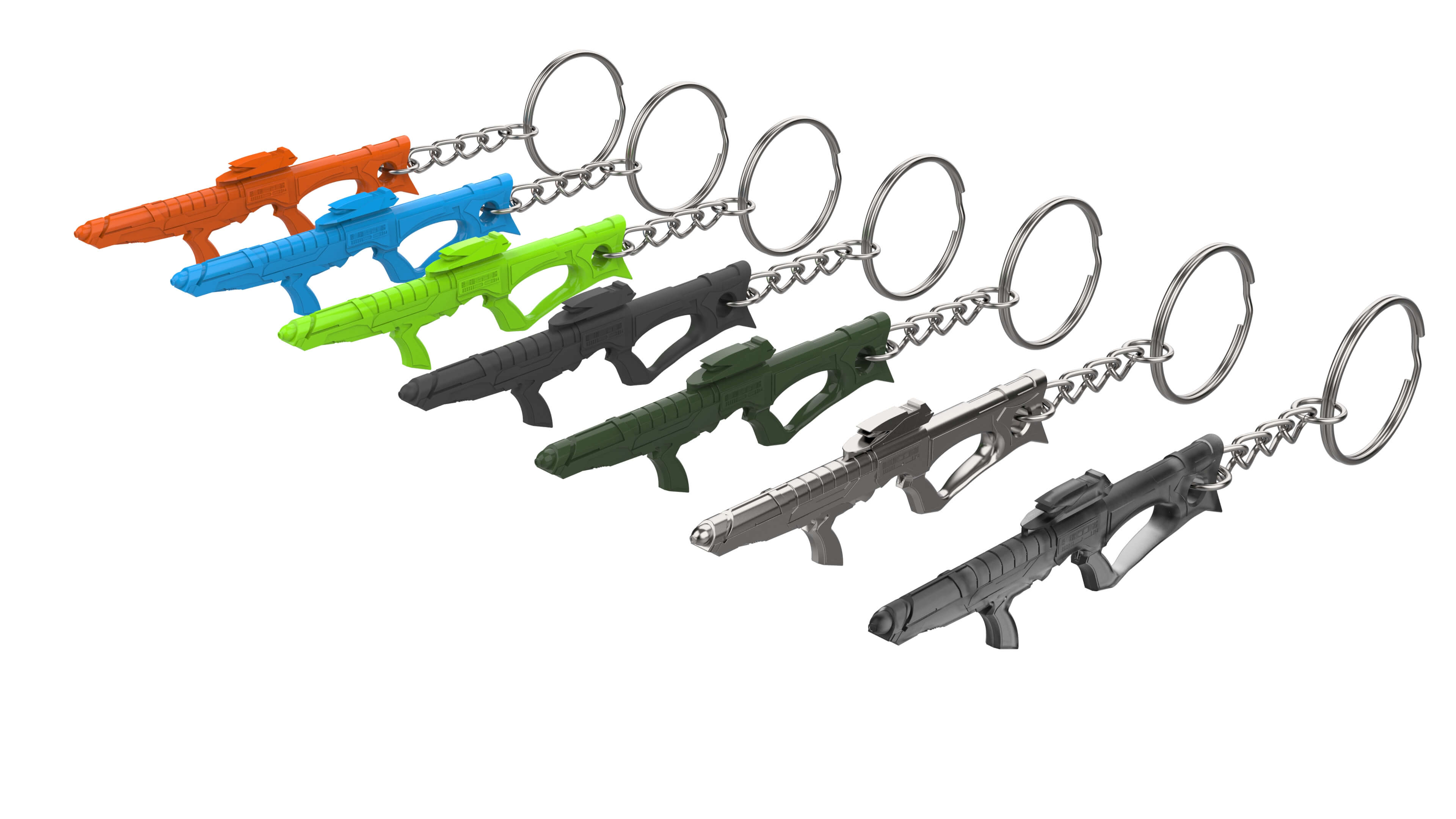 Startrek Keychains Set 1 - 11 Printable STL - Personal Use 3D Model by ...