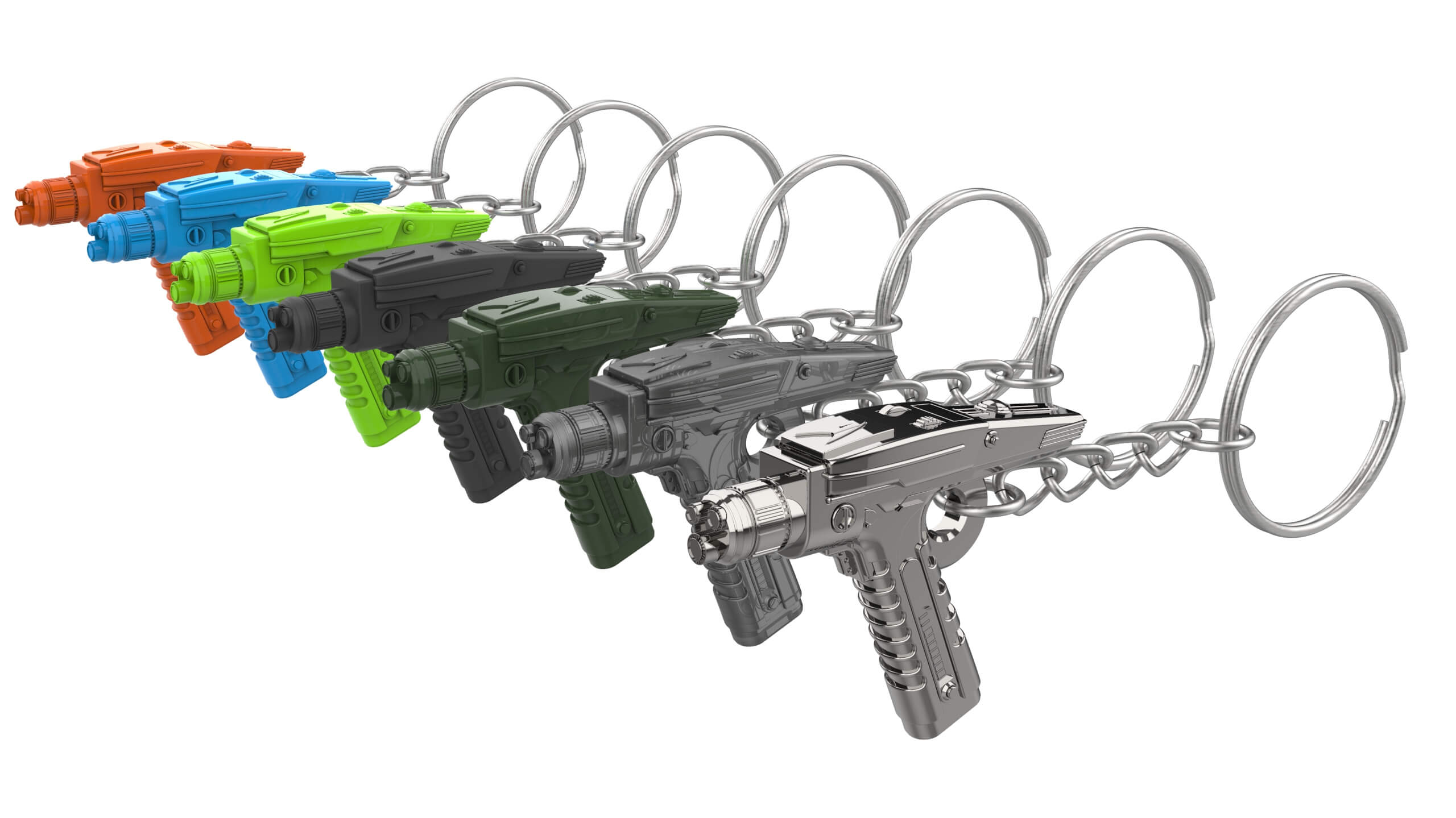 Startrek Keychains Set 1 - 11 Printable STL - Personal Use 3D Model by ...